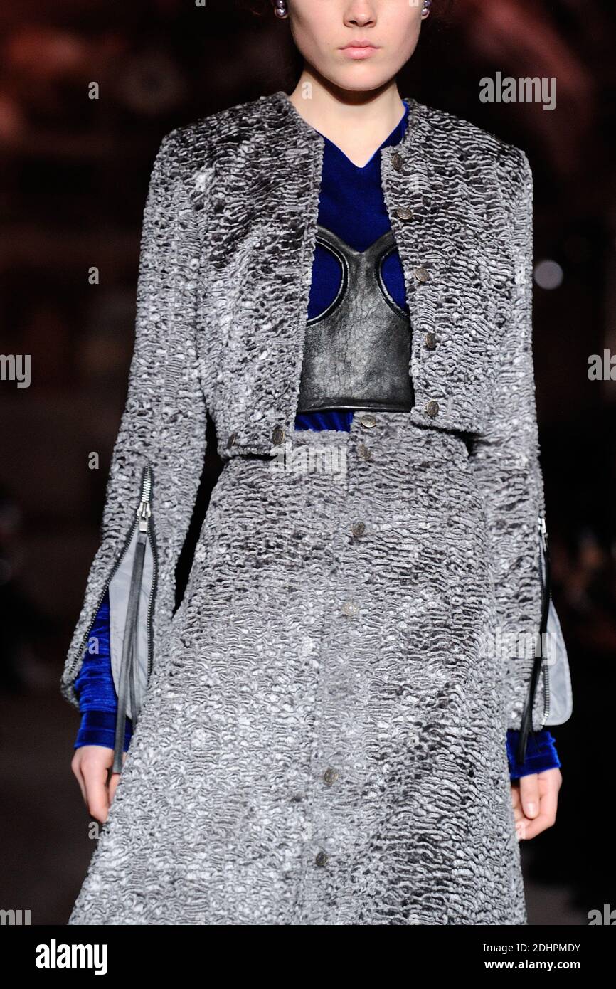 A model walks the runway during the Y Project show as part of Paris ...