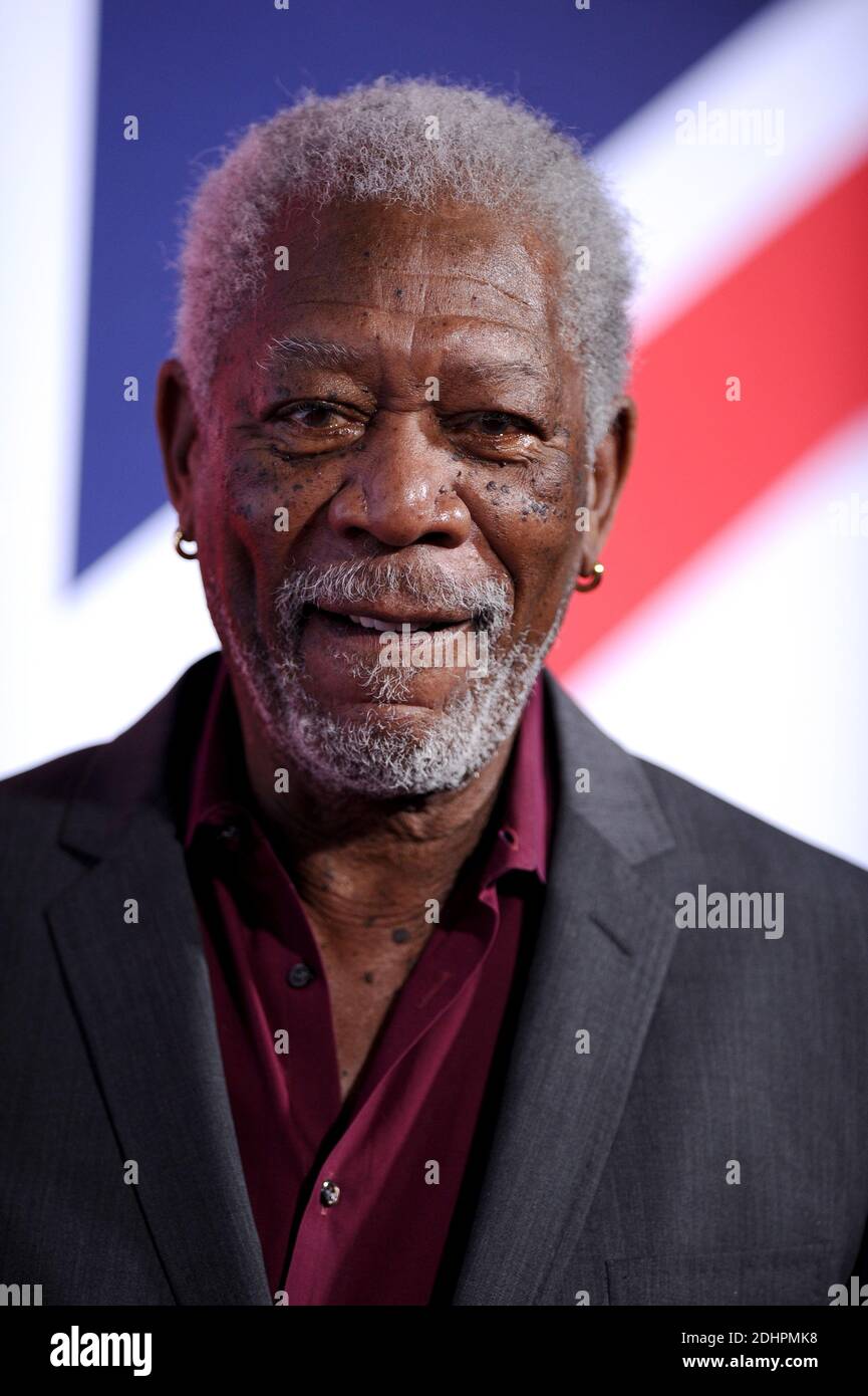 Morgan Freeman attends the premiere of London Has Fallen at the ...