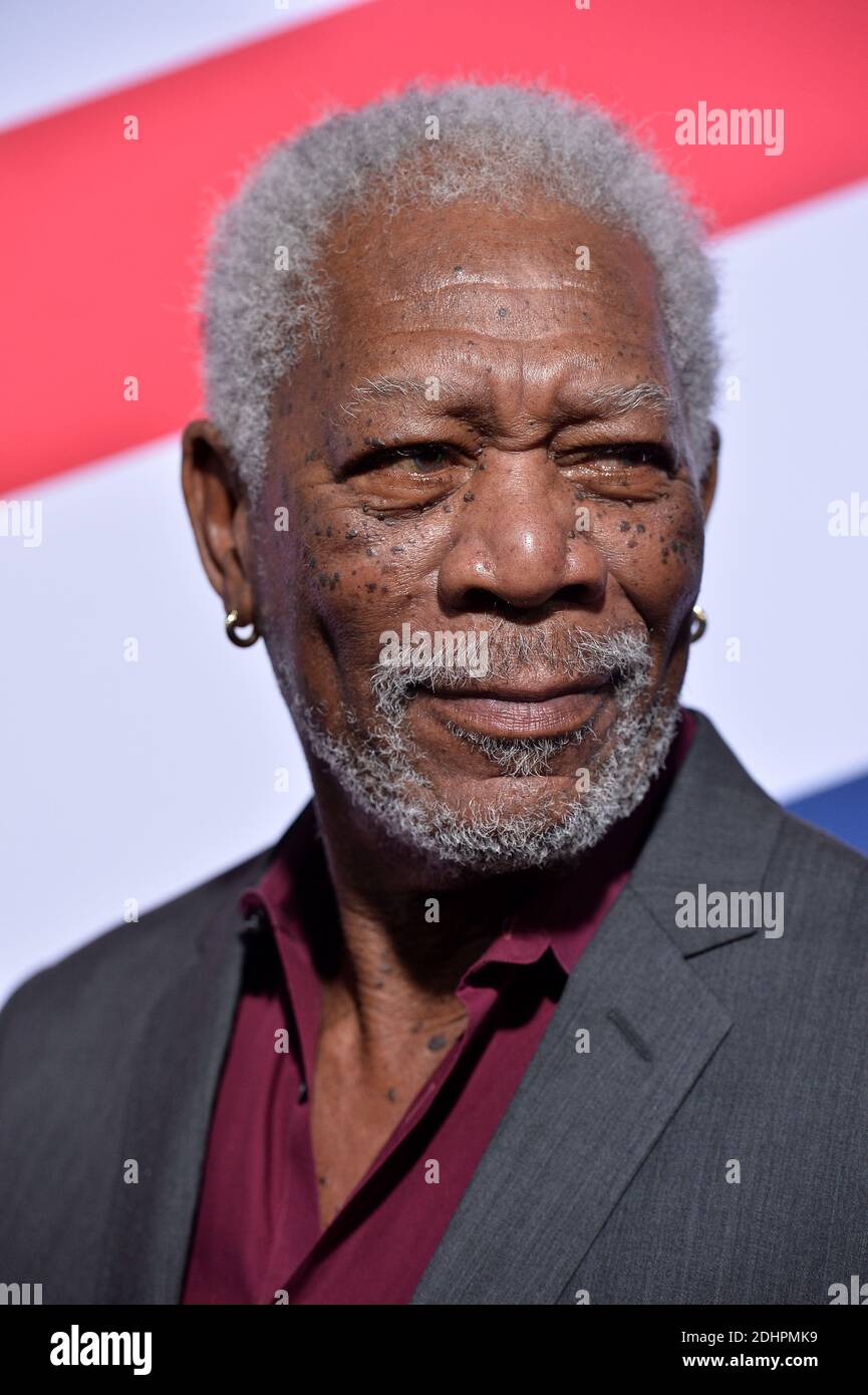 Morgan Freeman attends the premiere of London Has Fallen at the ...