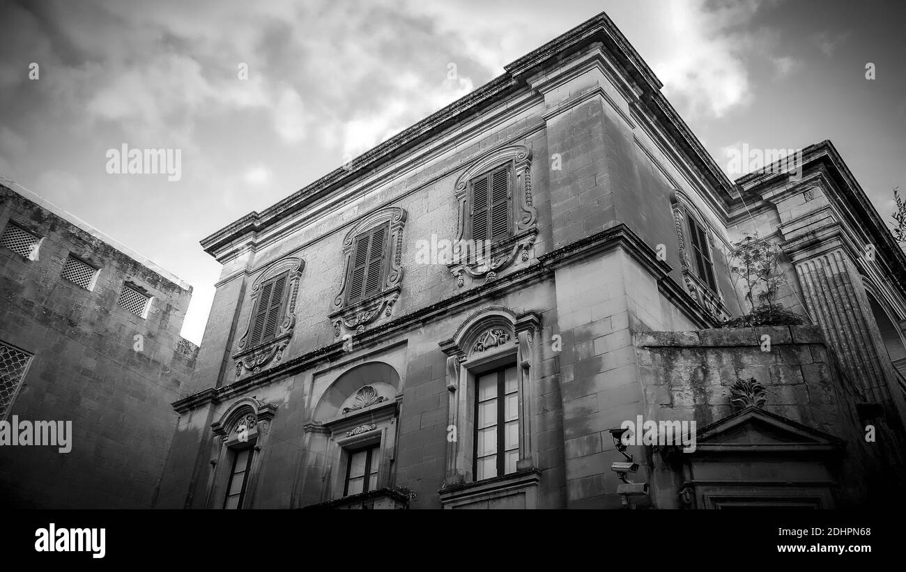 Mdina Police station in the historic city - MALTA, MALTA - MARCH 5 ...