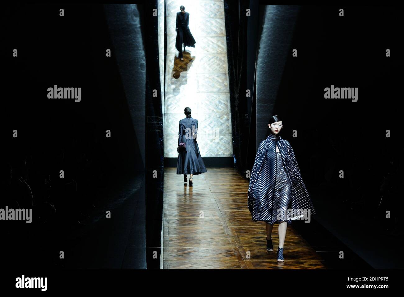 A model walks the runway during the Pascal Millet show as part of Paris ...