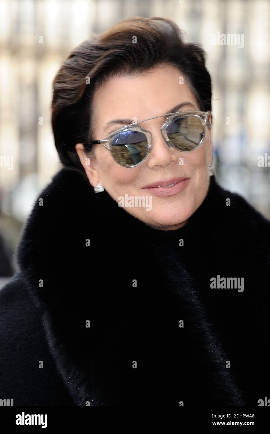 Kris Jenner attending the Christian Dior show as part of Paris Fashion ...