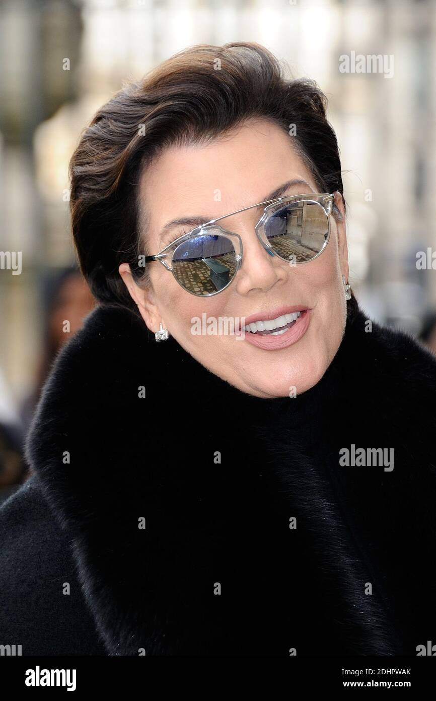 Kris Jenner attending the Christian Dior show as part of Paris Fashion ...