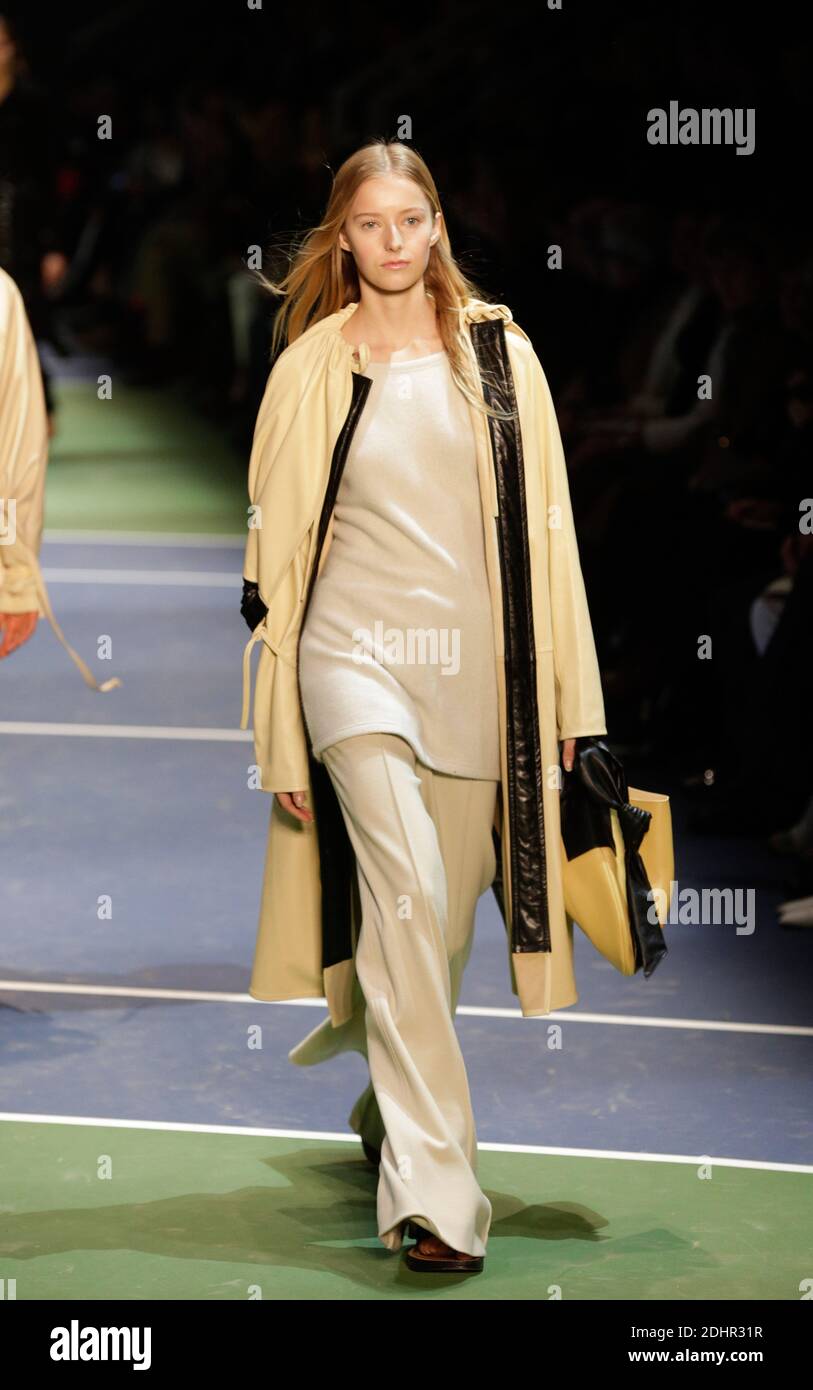 Models on the runway during the Celine show as part of Paris Fall ...