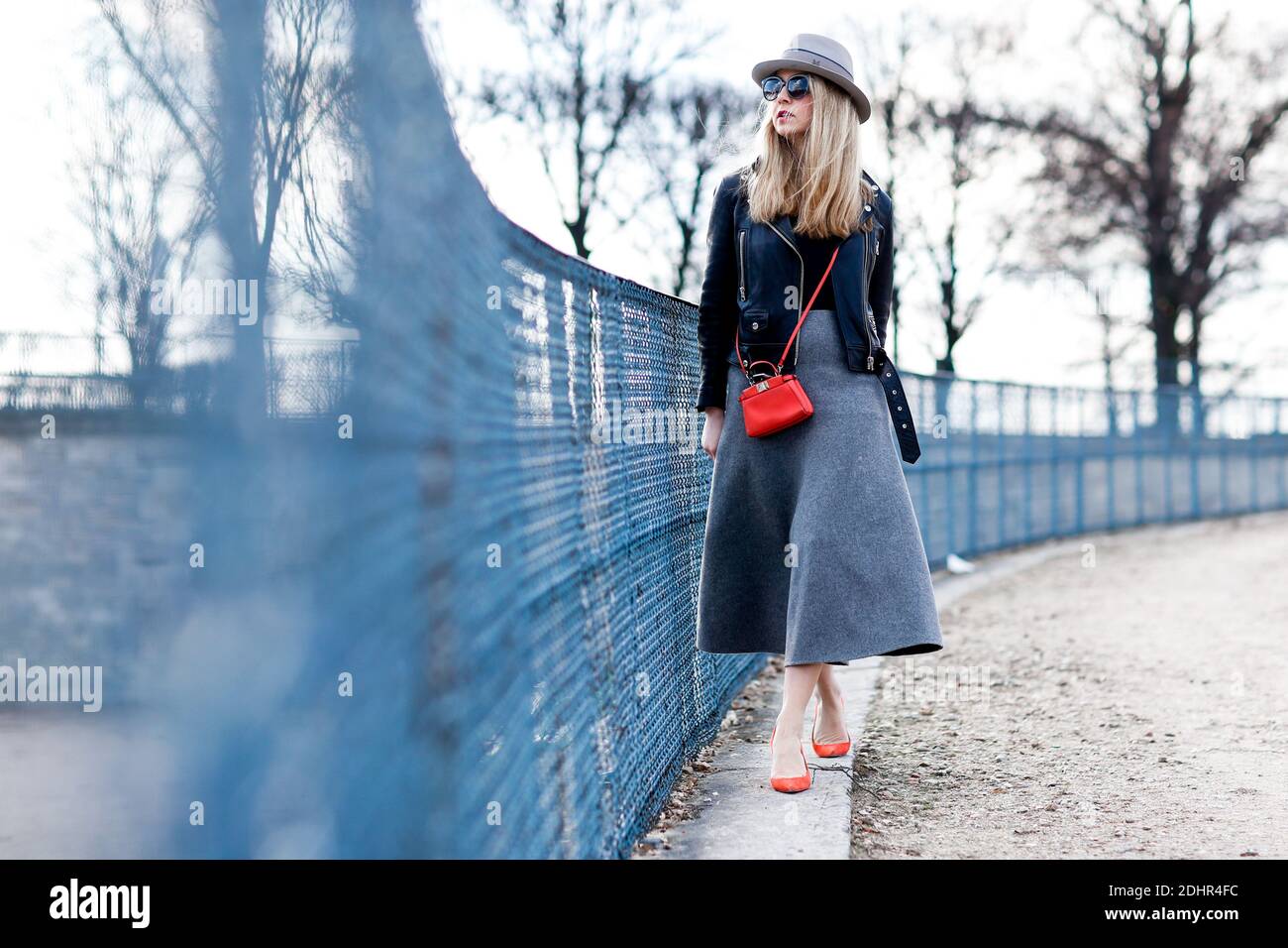 Street style, Caroline Parnot (Pardon My Obsession) arriving at Elie ...