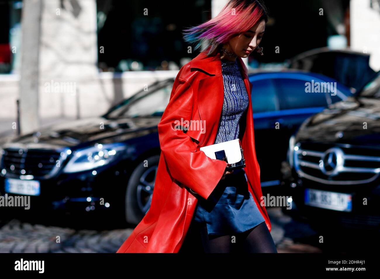Street style, Irene Kim arriving at Acne Fall-Winter 2016-2017 show ...