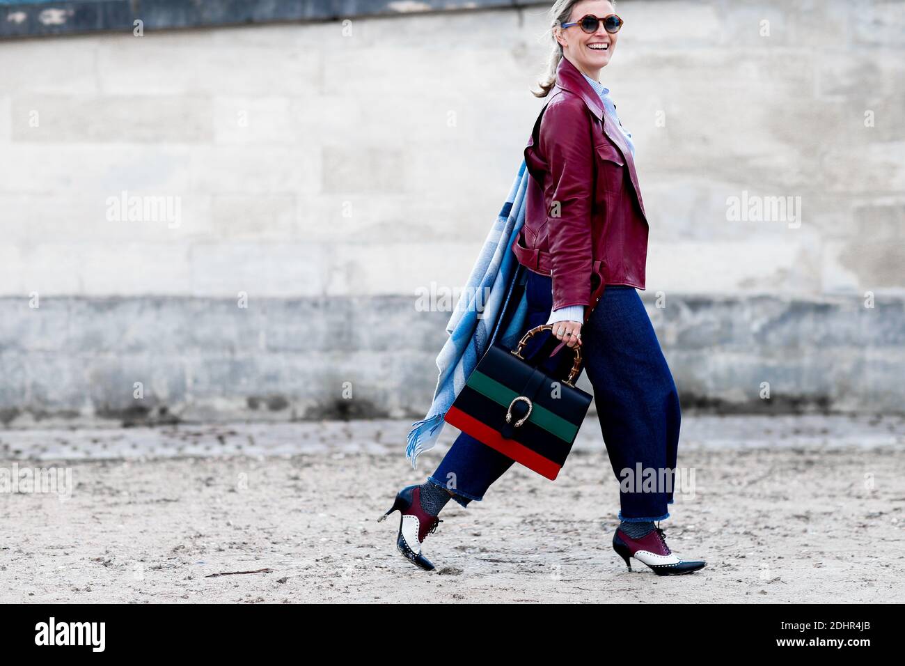 Street style, Janka Polliani arriving at Elie Saab Fall-Winter 2016 ...