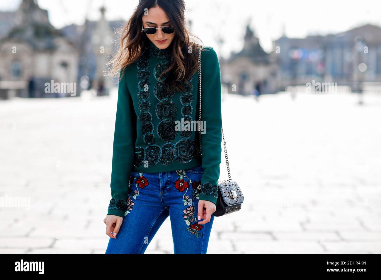 Street style, Soraya Bakhtiar arriving at Elie Saab Fall-Winter 2016 ...