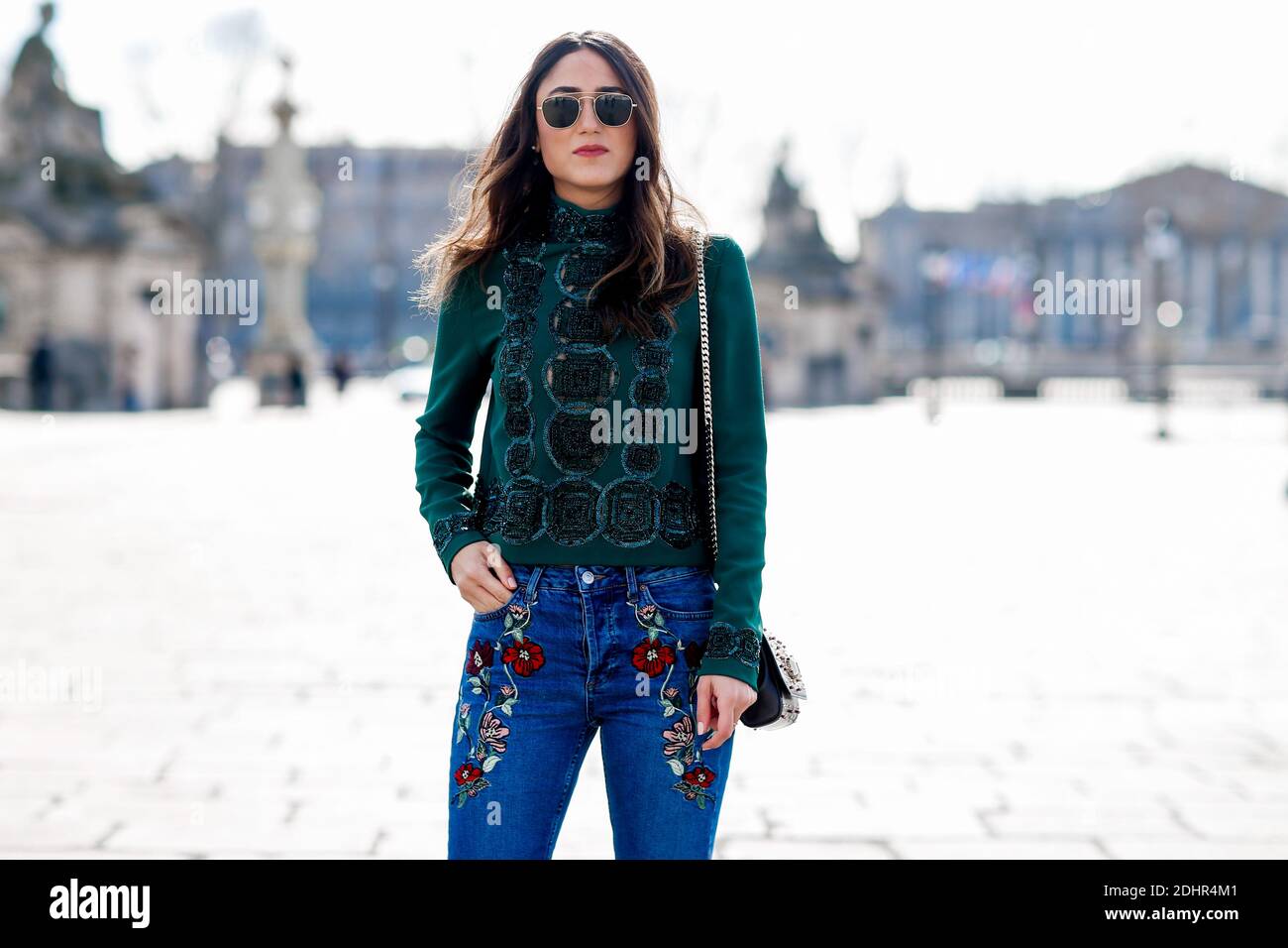 Street style, Soraya Bakhtiar arriving at Elie Saab Fall-Winter 2016 ...