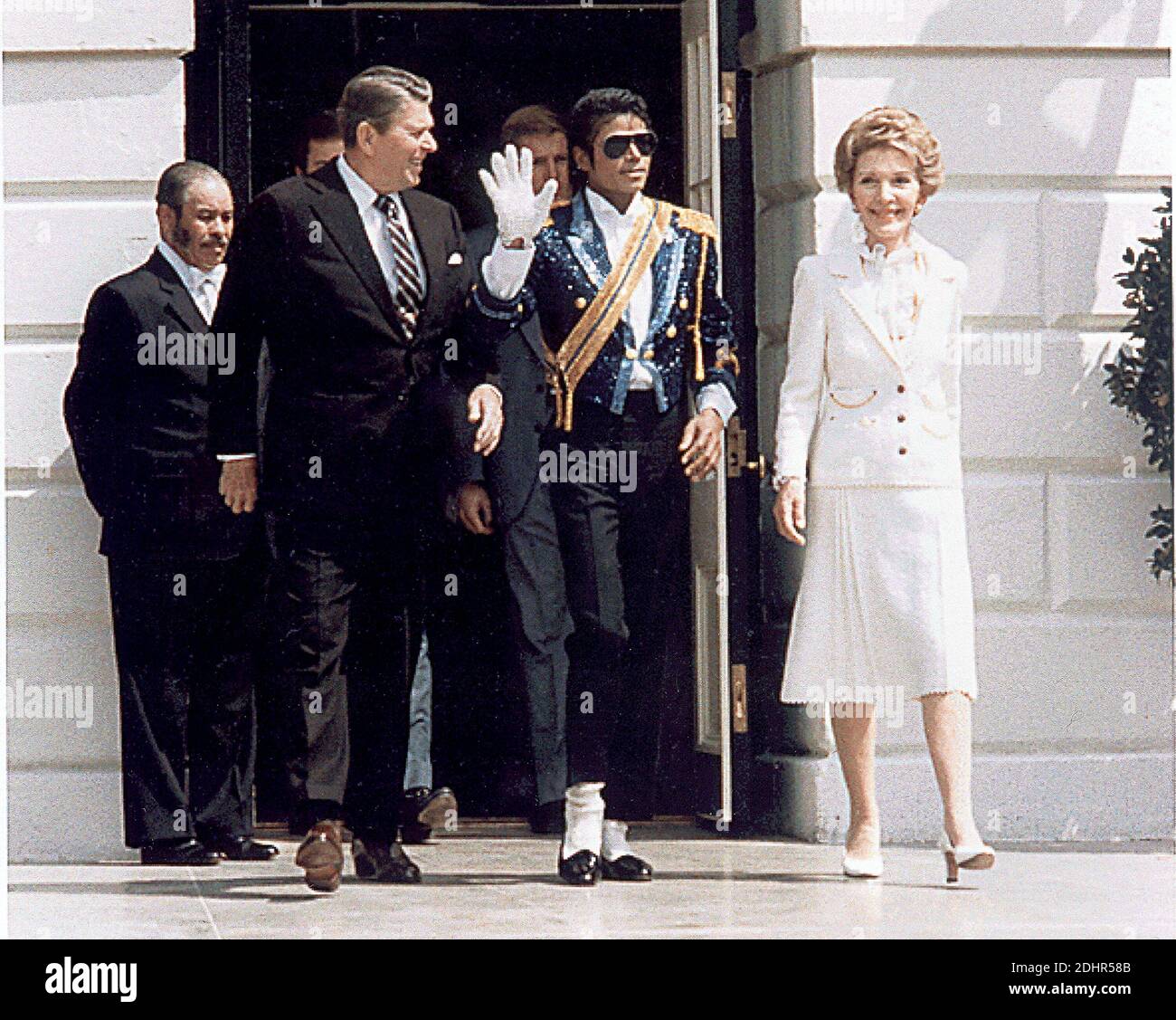 Michael jackson white house reagan hi-res stock photography and images ...