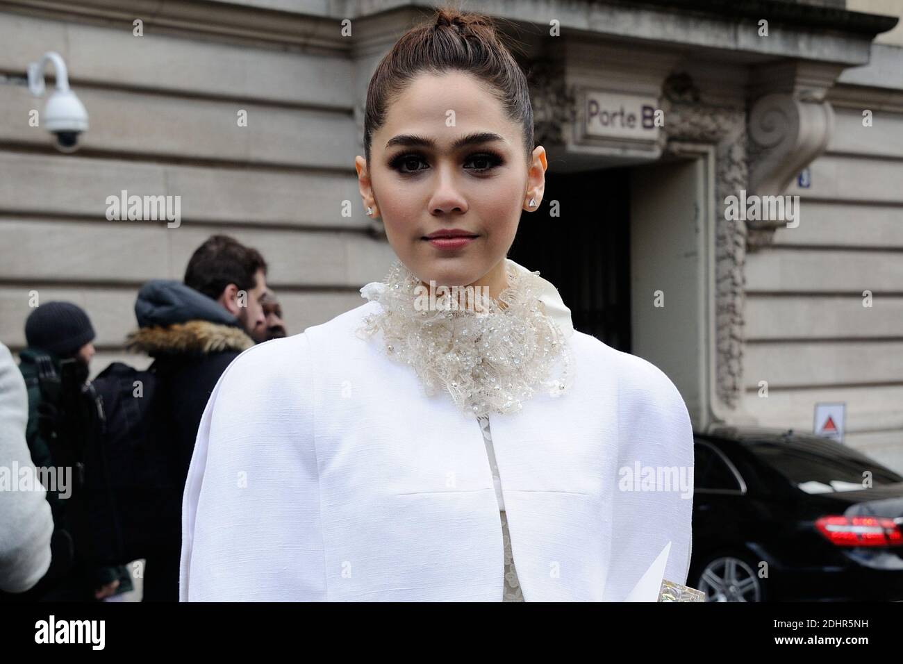 Araya Alberta Hargate attending the Valli show as part of Paris Fashion ...