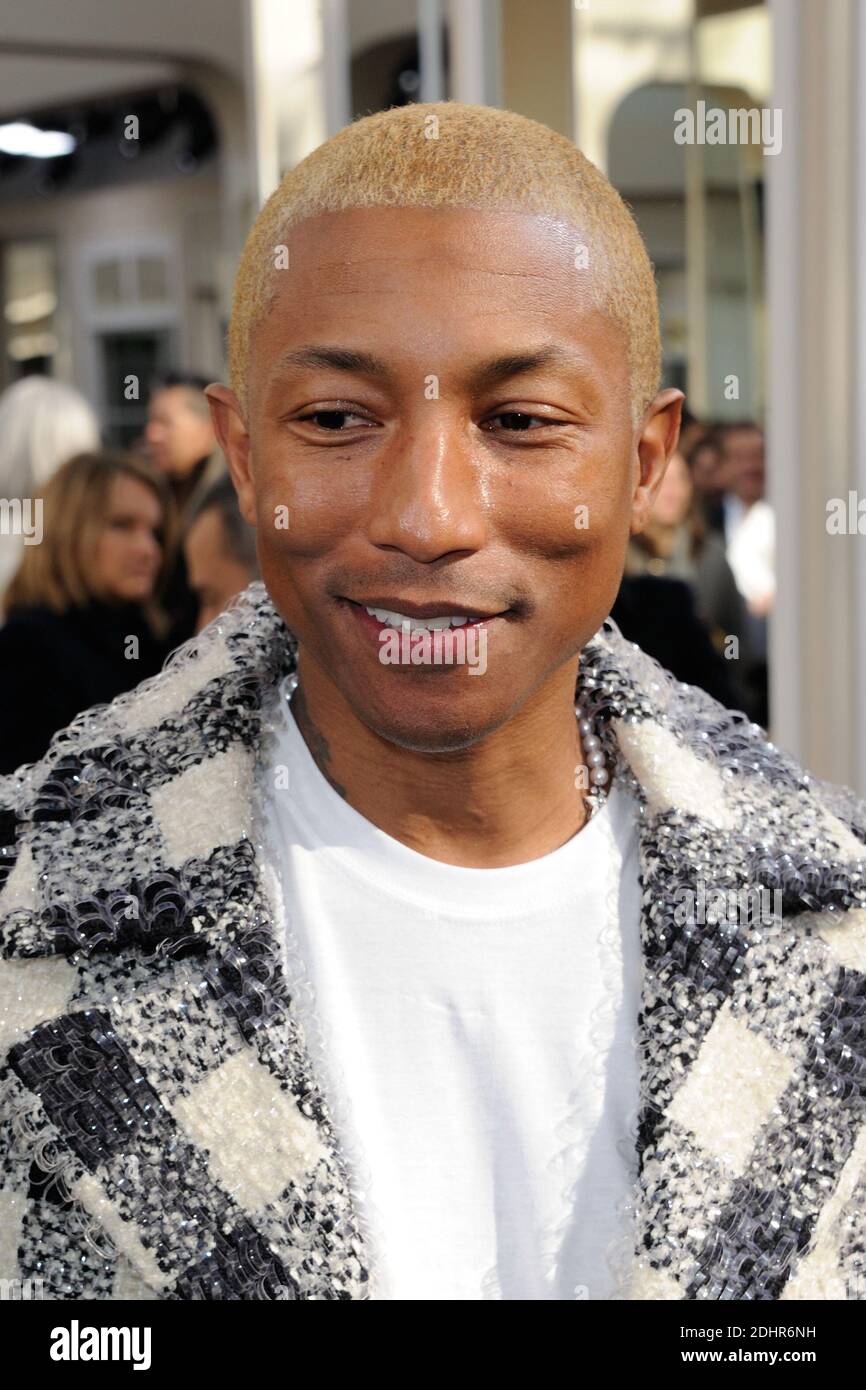 Pharrell Williams attending the Chanel show as part of the Paris ...