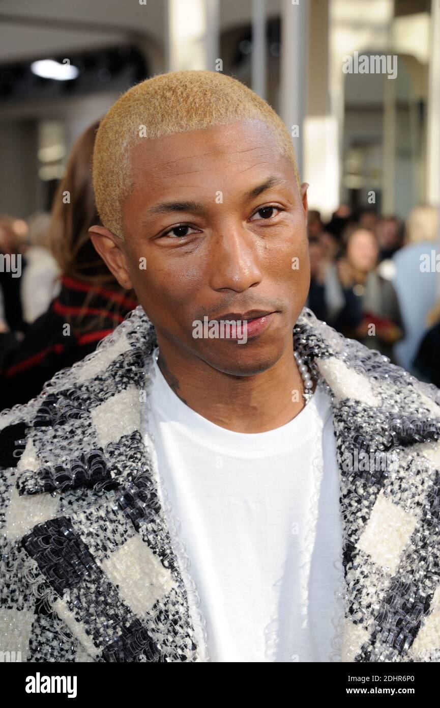 Pharrell Williams attending the Chanel show as part of the Paris ...