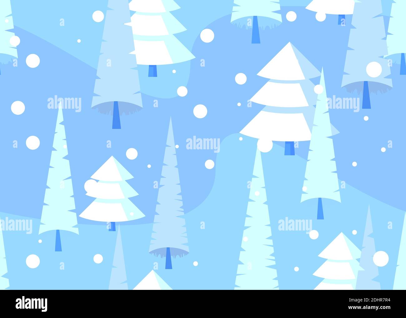 Hillside pines Stock Vector Images - Alamy