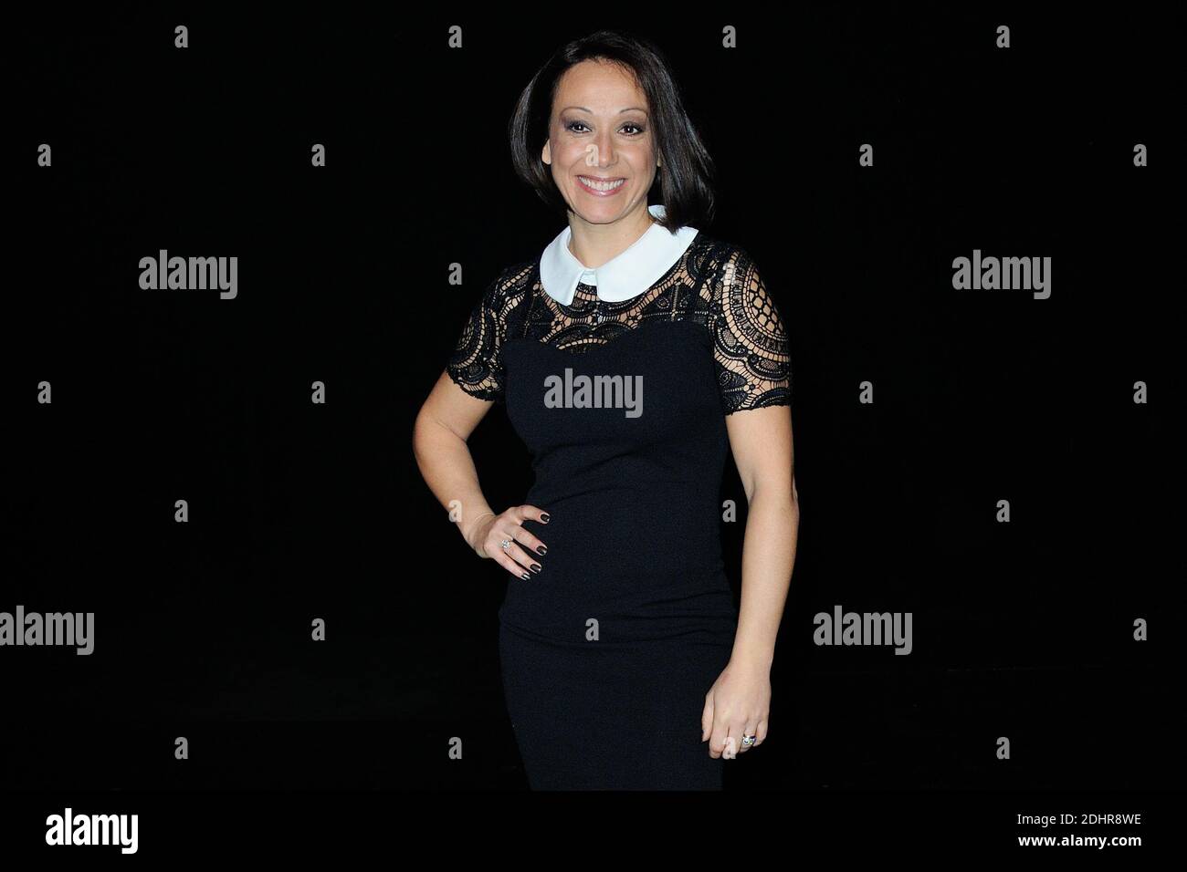 Sarah Abitbol assiste a la Ceremonie d'election de Mister France 2016 a ...