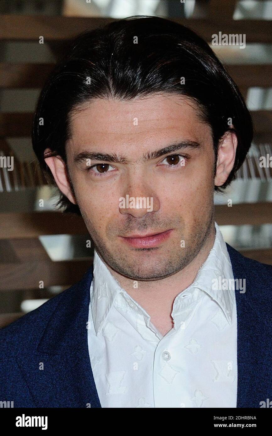 Gautier Capucon and his wife Delphine Capucon attending the photocall ...