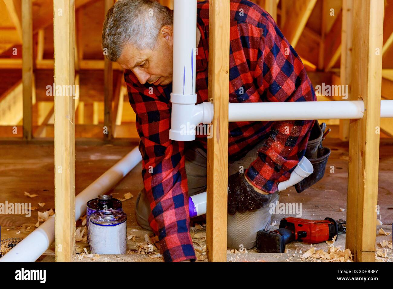 Installing drains hi-res stock photography and images - Alamy