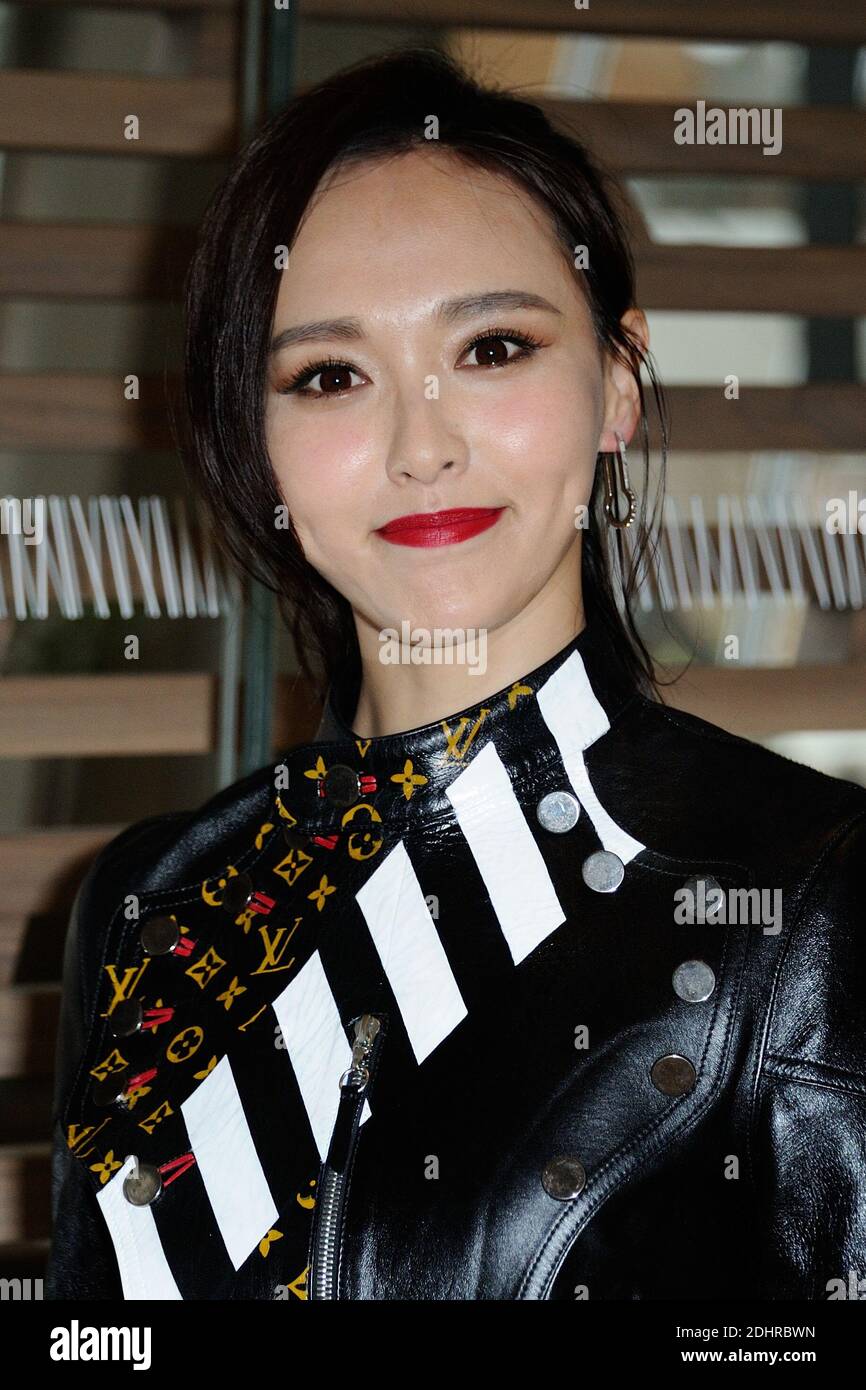 Tang Yan attending the photocall before the Louis Vuitton show as part ...