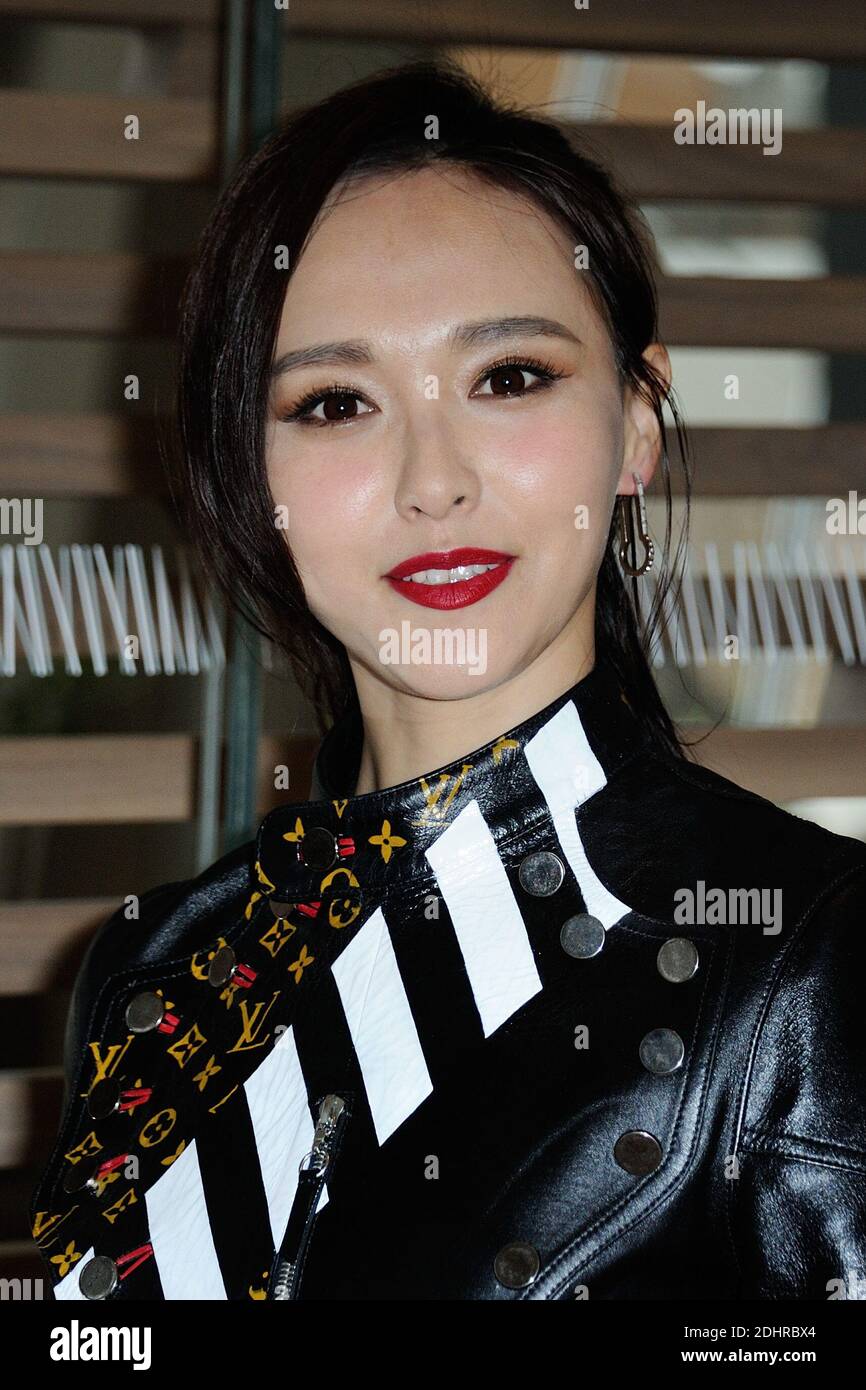 Tang Yan attending the photocall before the Louis Vuitton show as part ...
