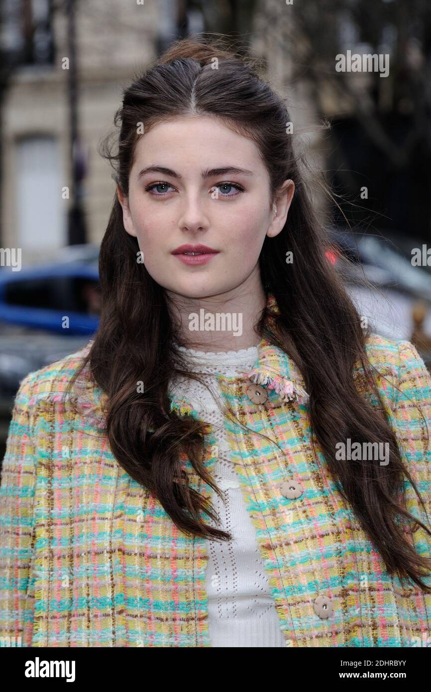 Millie Brady attending the Miu Miu show as part of Paris Fashion Week ...