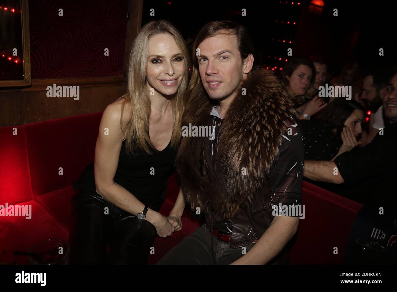 Exclusive - Tonya Kinzinger and Christophe Guillarme attendind Serge ...