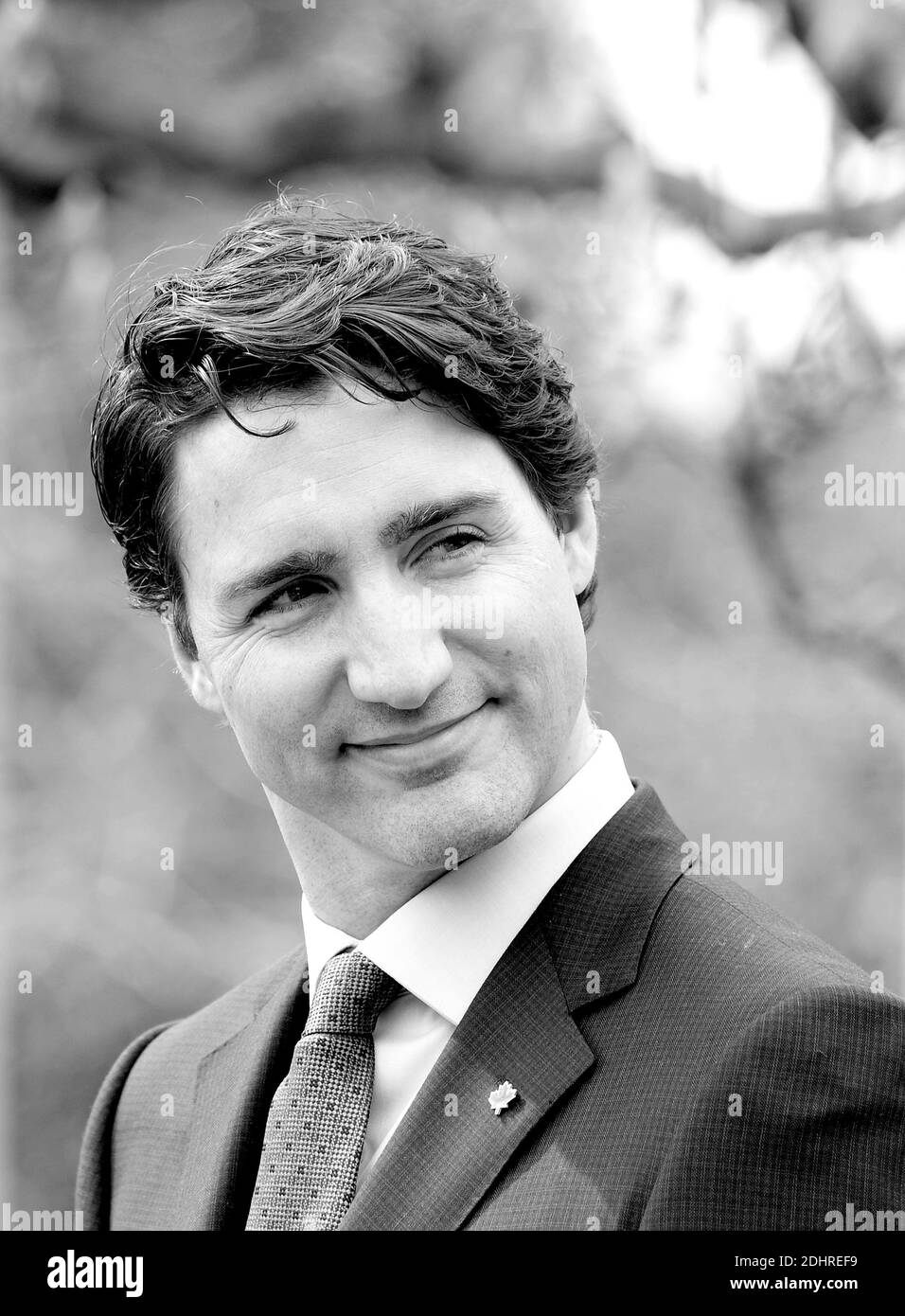 Canada prime minister justin trudeau Black and White Stock Photos ...