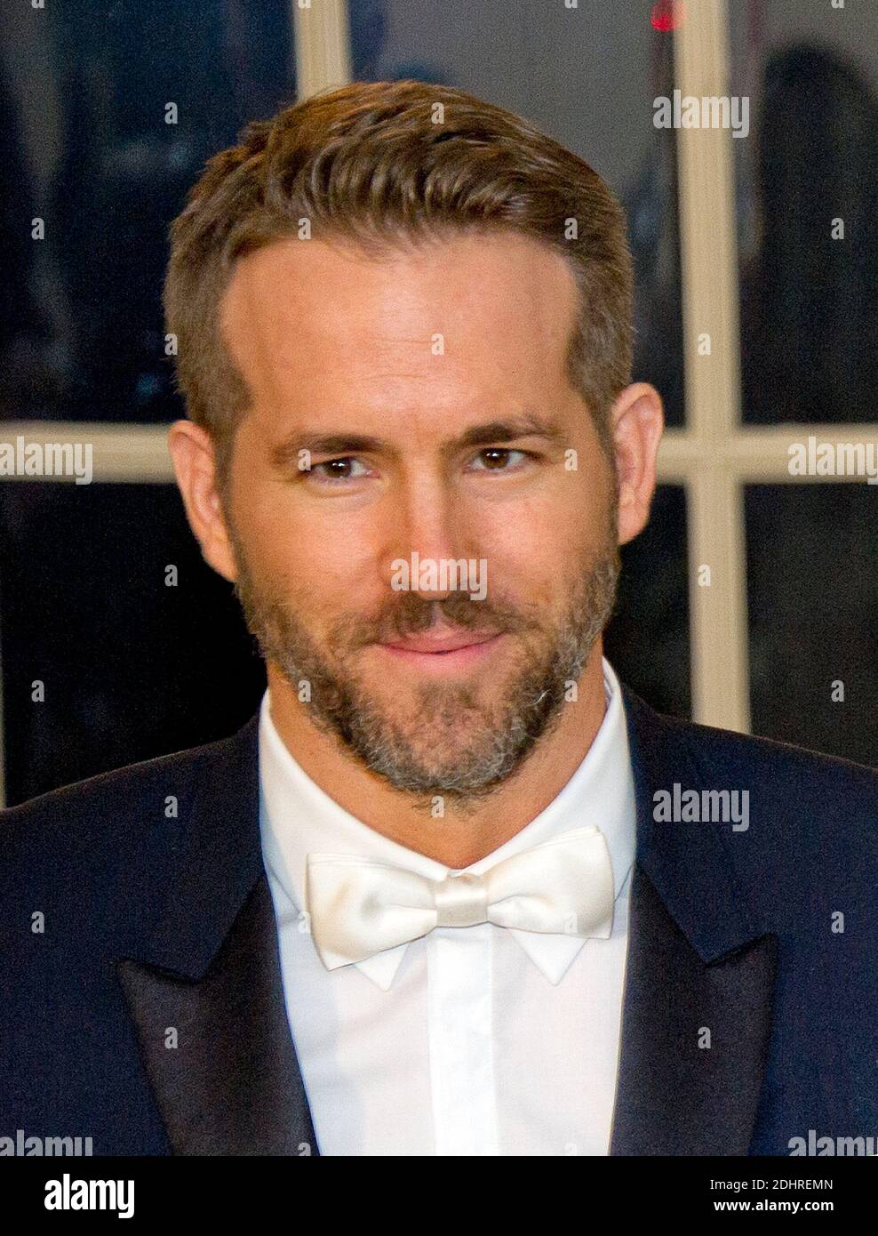 Actor Ryan Reynolds arrives for the State Dinner in honor of Prime ...