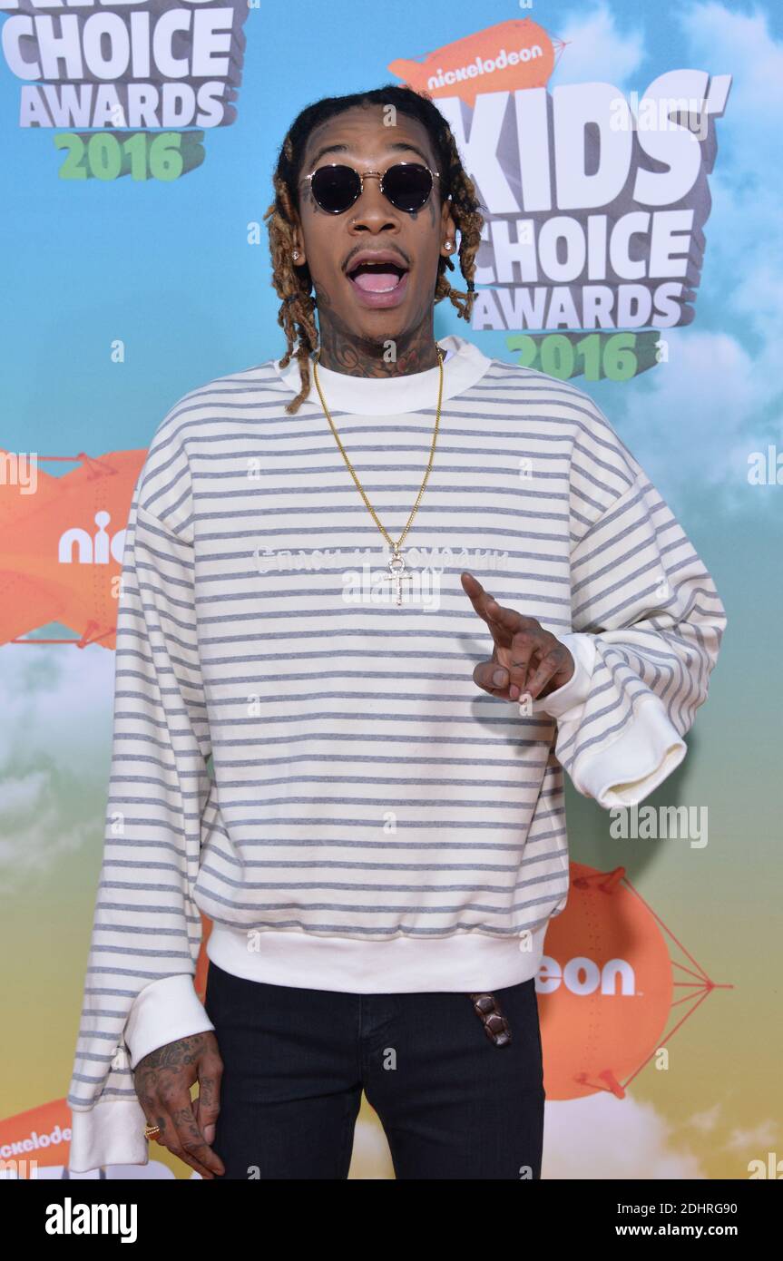 Wiz Khalifa attends Nickelodeon's 2016 Kids' Choice Awards at The Forum ...