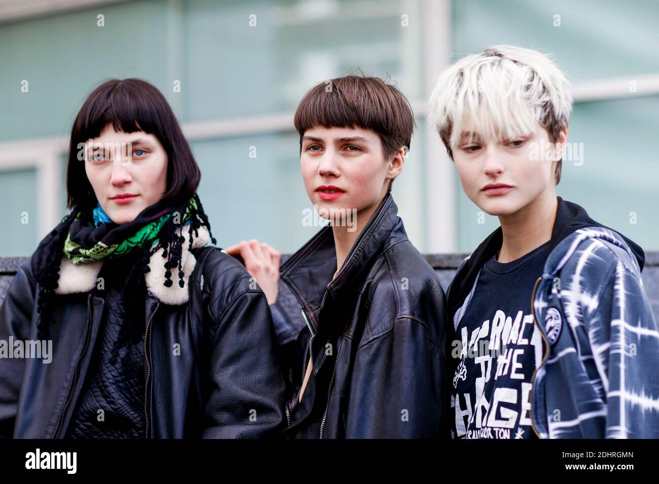 Street style, models Liene Podina, Eli Bauer and Litay Marcus after ...