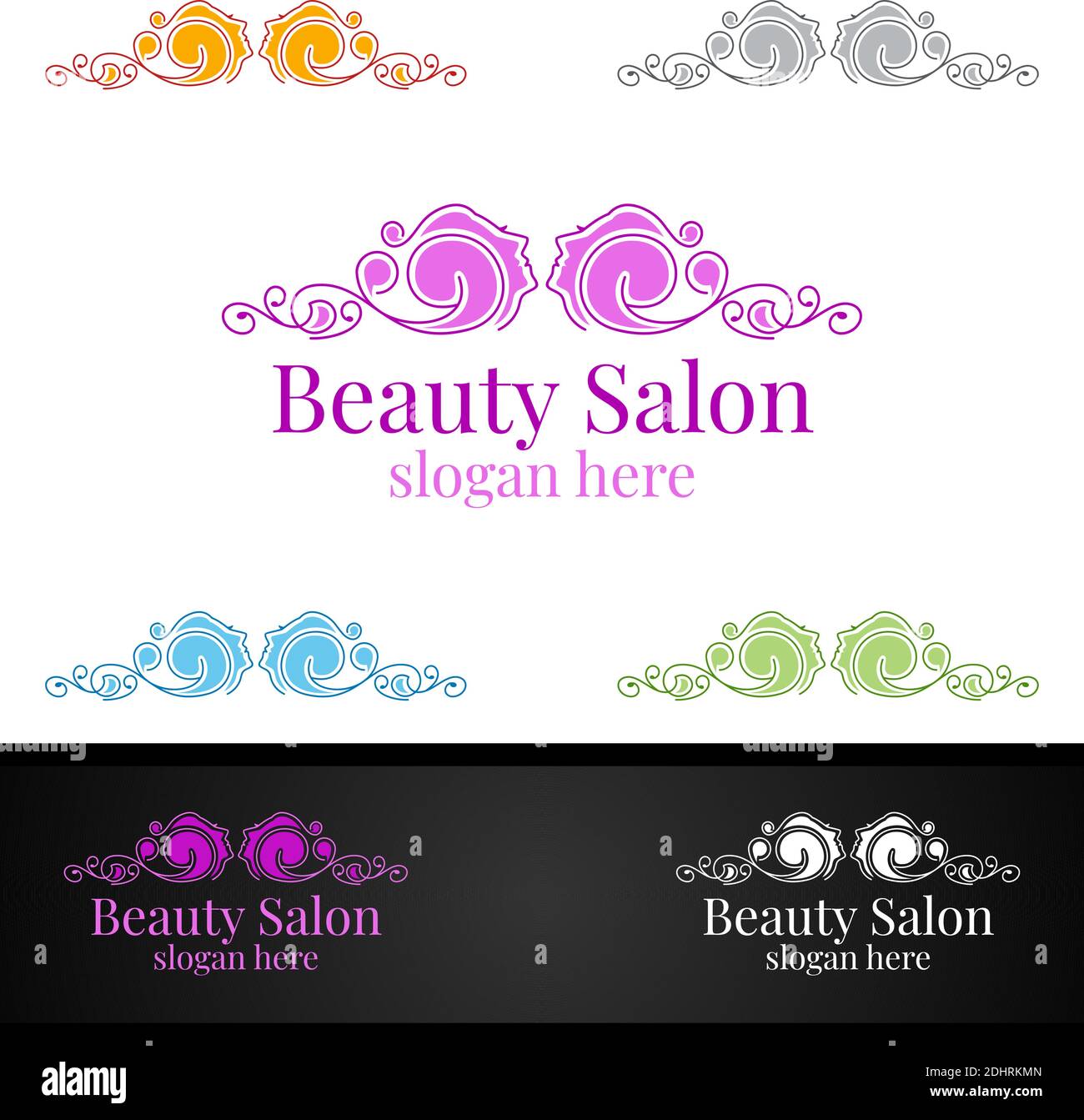 Salon Fashion Logo for Beauty Hairstylist, Cosmetics, or Boutique ...