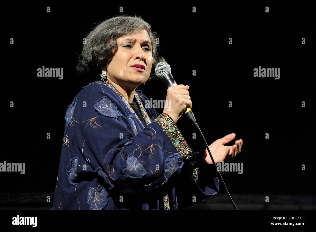 La chanteuse iranienne Parvin Namazi lors de la premiere du film 'No ...