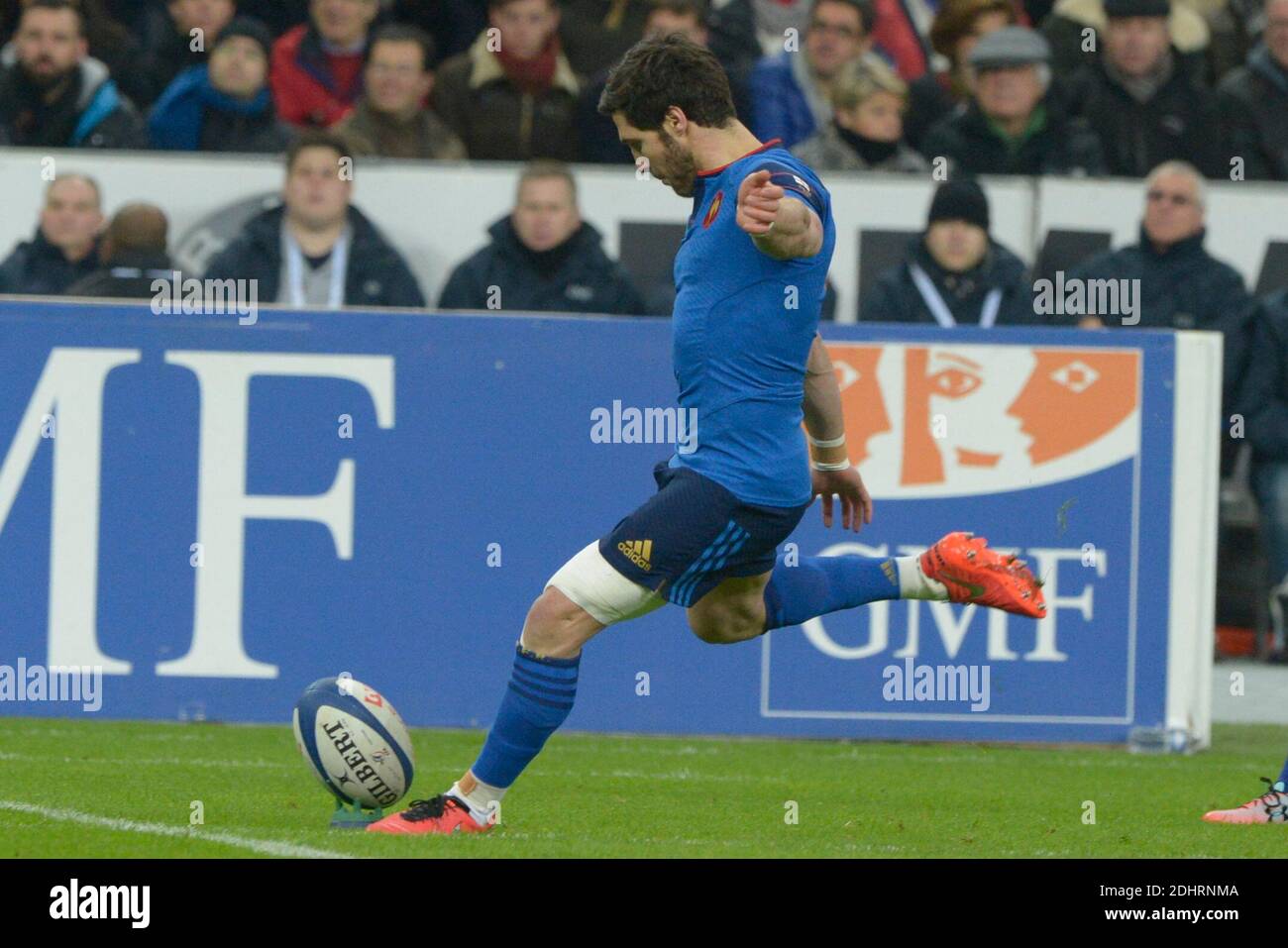 France's Maxime Machenaud during Rugby RBS 6 Nations Tournament, France ...