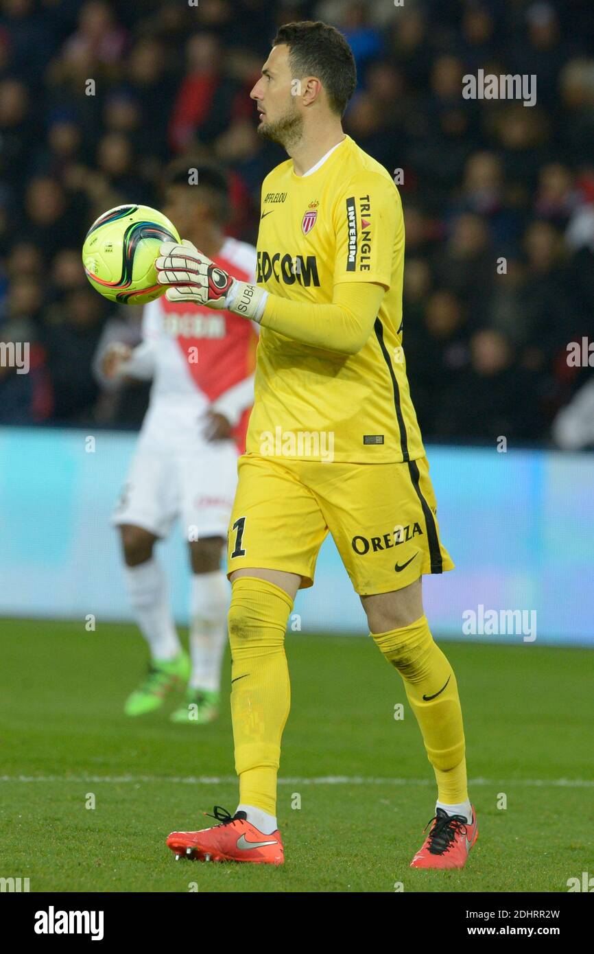 Monaco's Danijel Subasic during the French First League soccer match ...