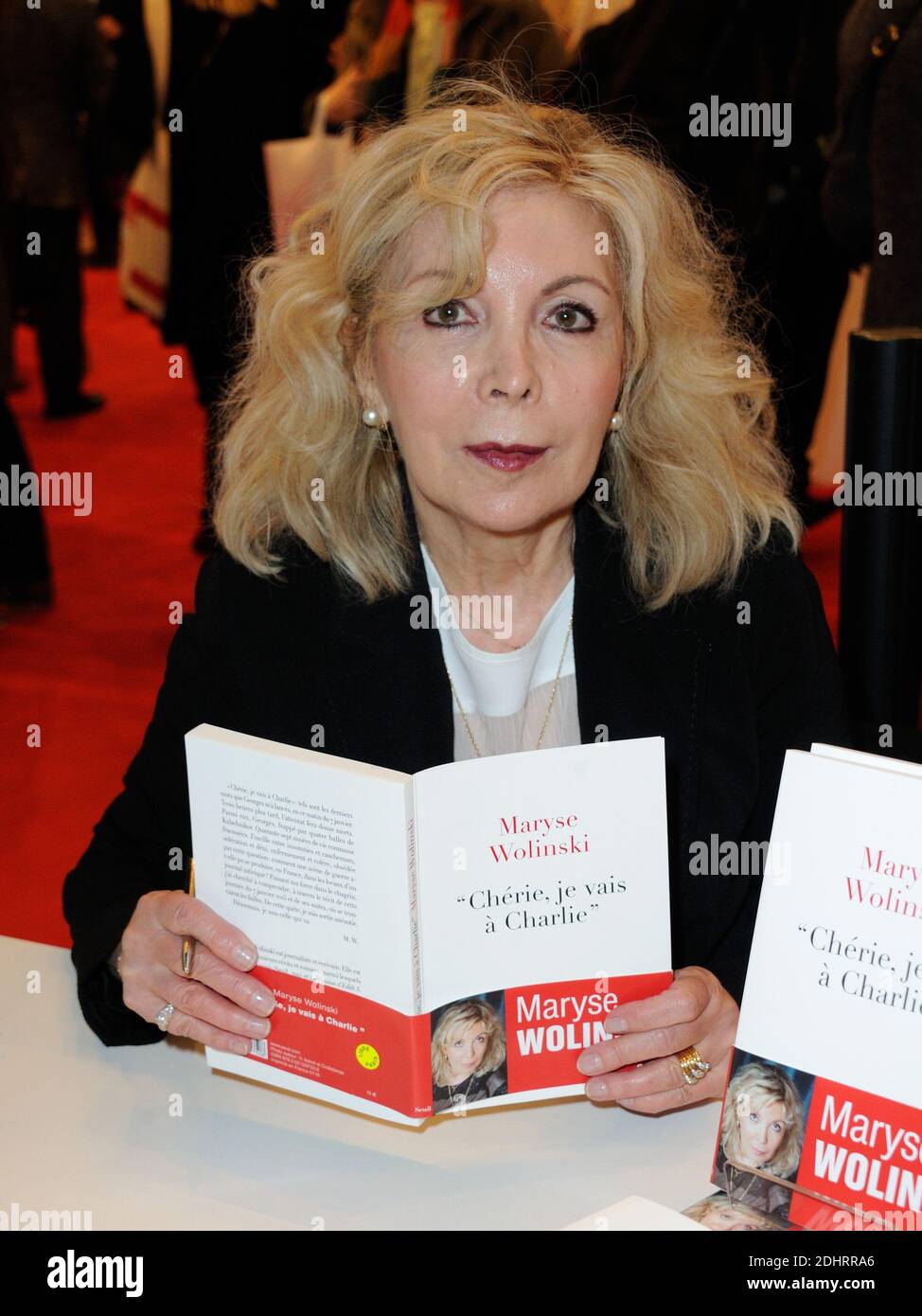Maryse Wolinski attending the Paris Book Fair 2016 (Salon Du Livre ...