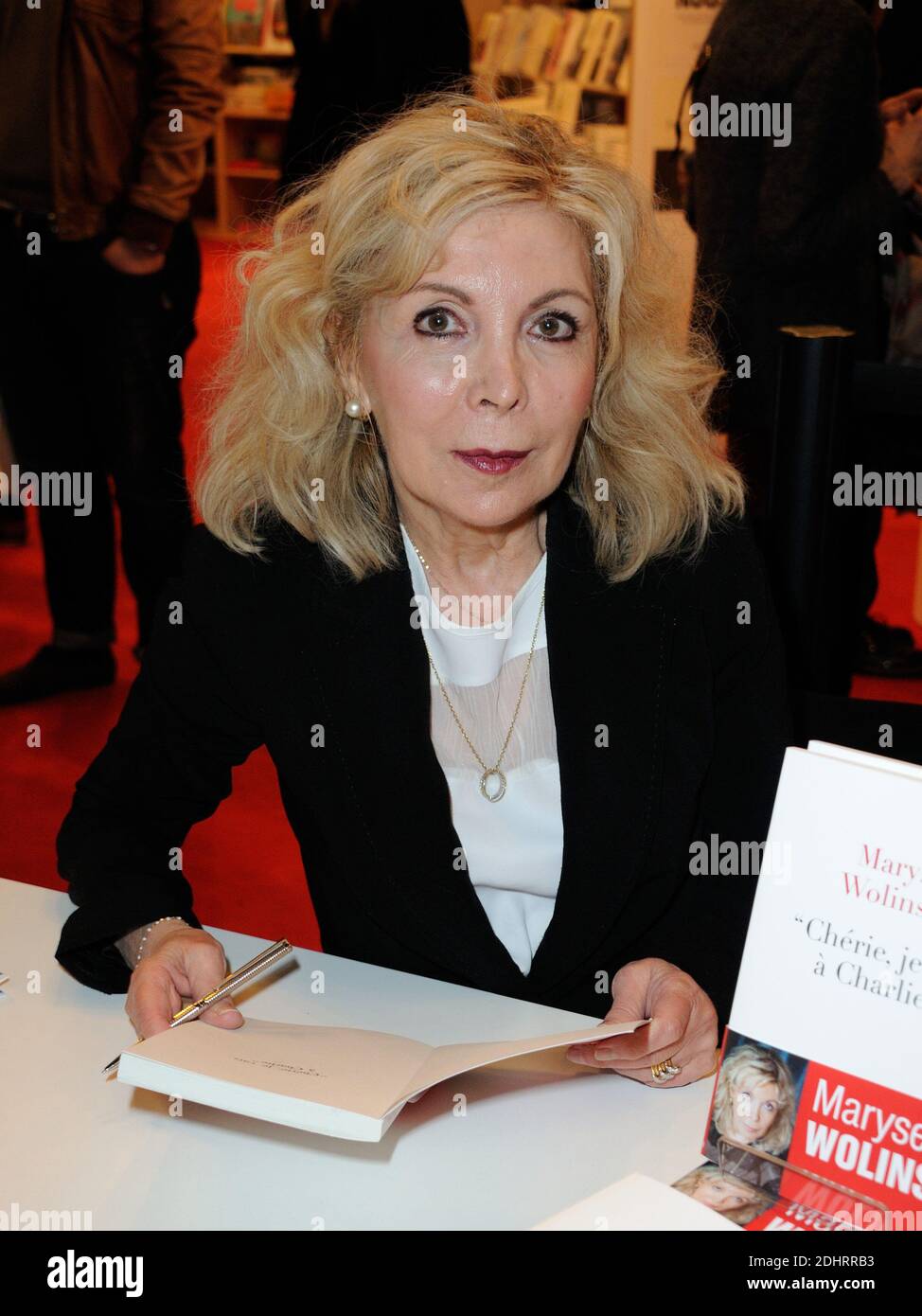 Maryse Wolinski attending the Paris Book Fair 2016 (Salon Du Livre ...