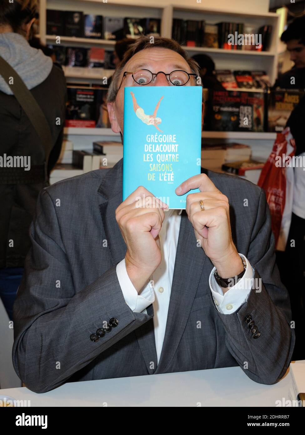 Gregoire Delacourt attending the Paris Book Fair 2016 (Salon Du Livre ...