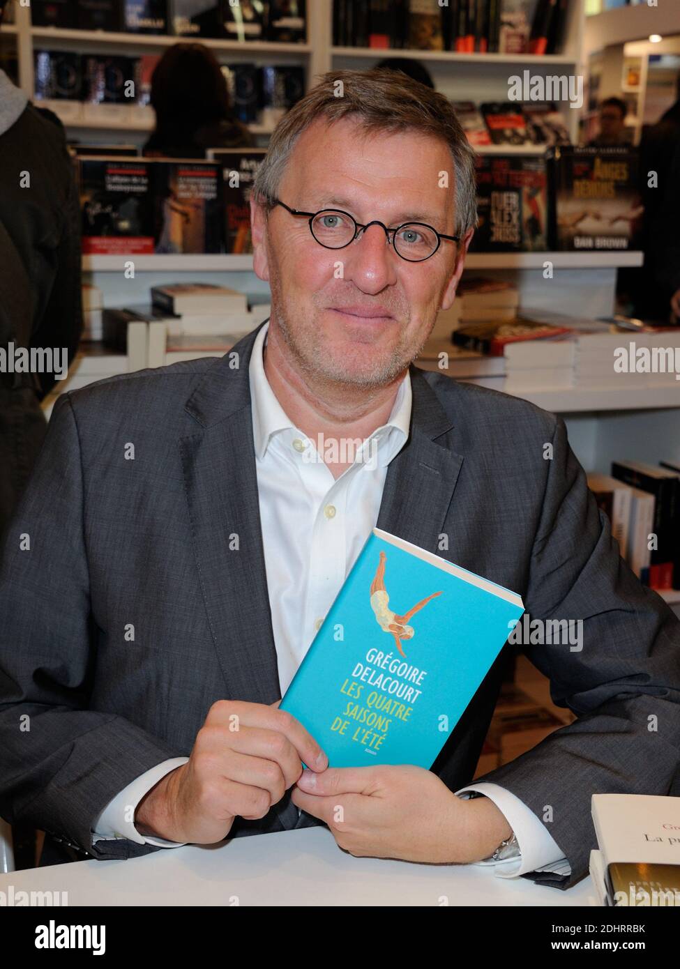Gregoire Delacourt attending the Paris Book Fair 2016 (Salon Du Livre ...