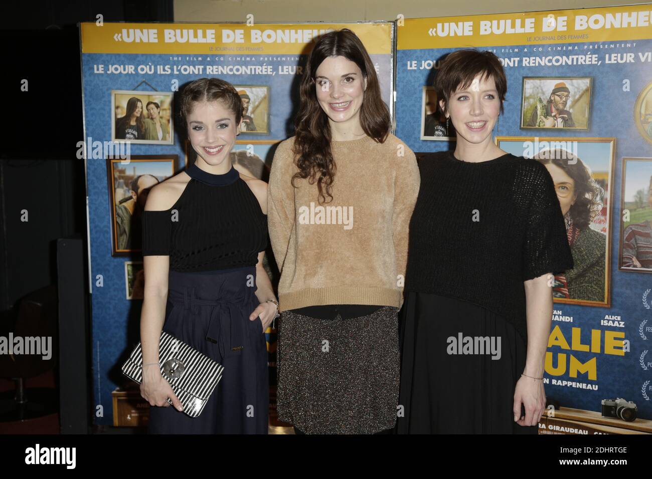 Alice Isaaz, Camille Rutherford and Sara Giraudeau attending 'Rosalie ...