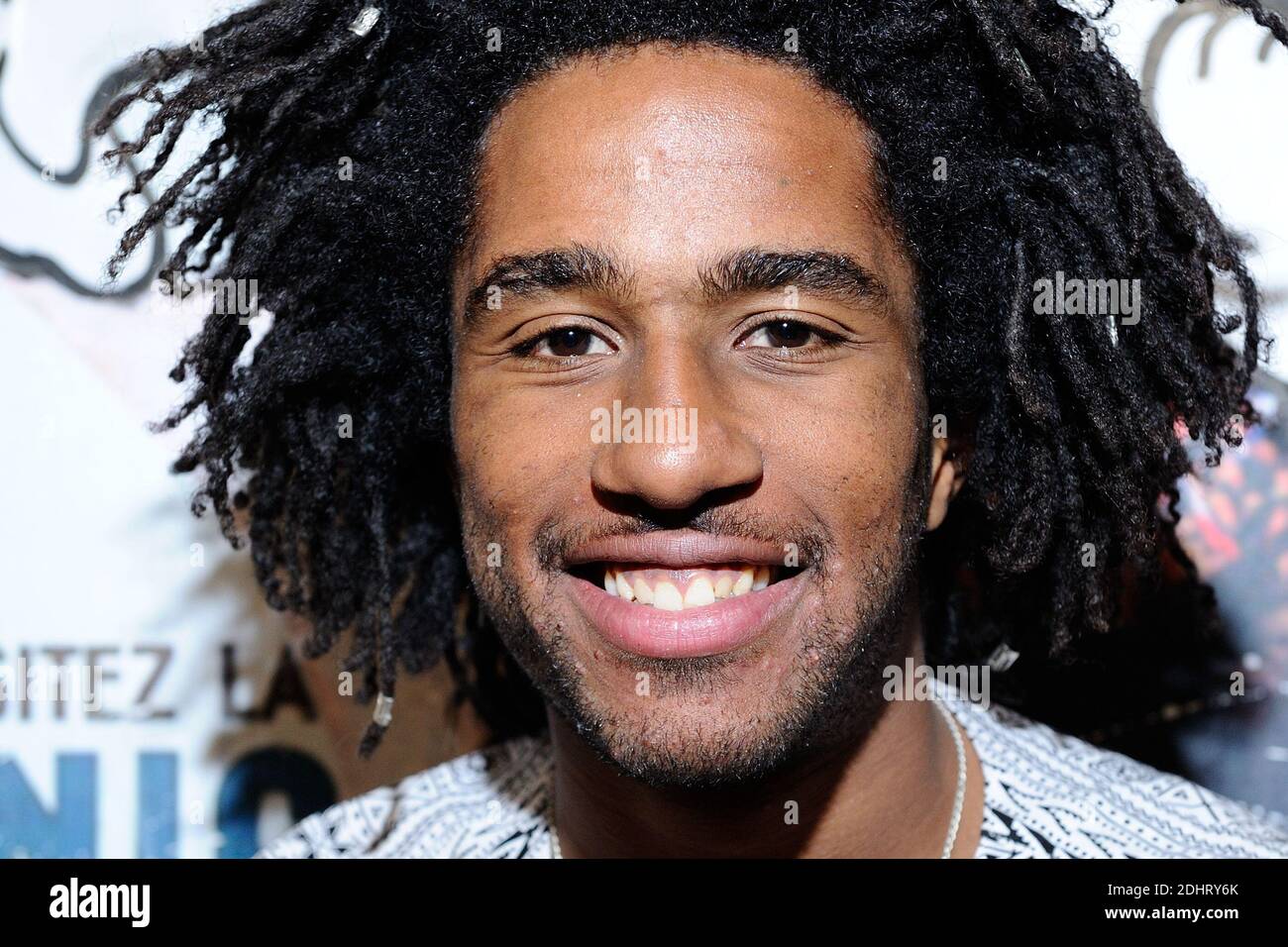 Raphael Federici (aka. Paris Sketch Culture) posing with his piece of ...