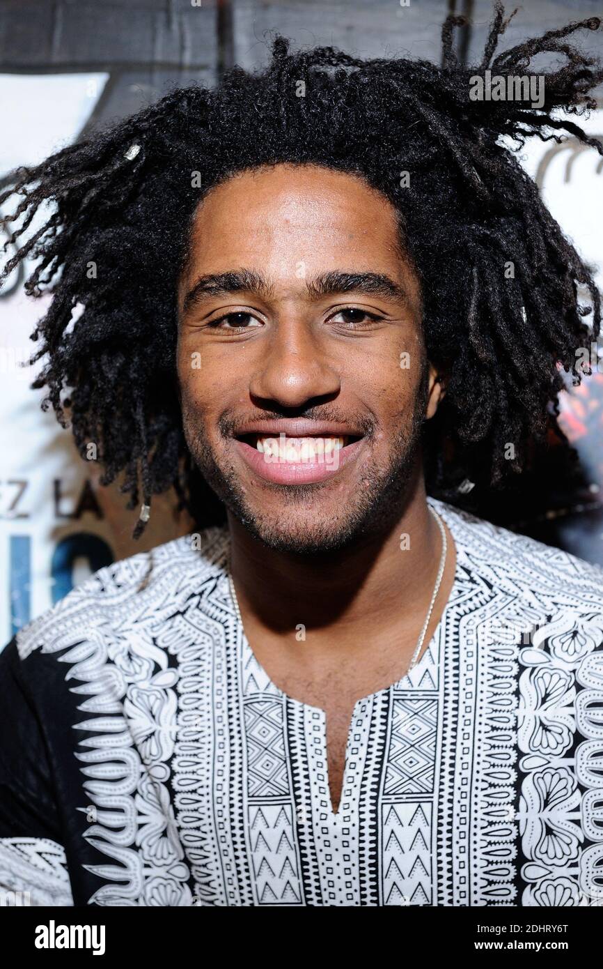 Raphael Federici (aka. Paris Sketch Culture) posing with his piece of ...