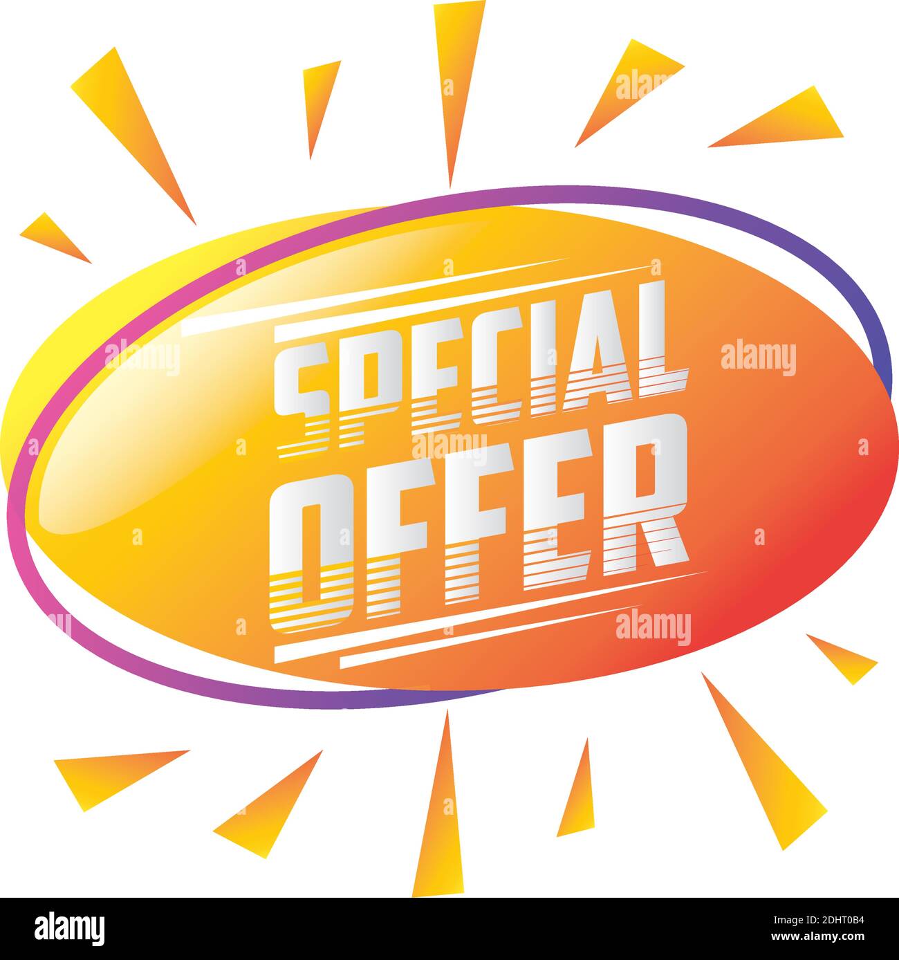 special offer season, sale badge template design vector illustration ...