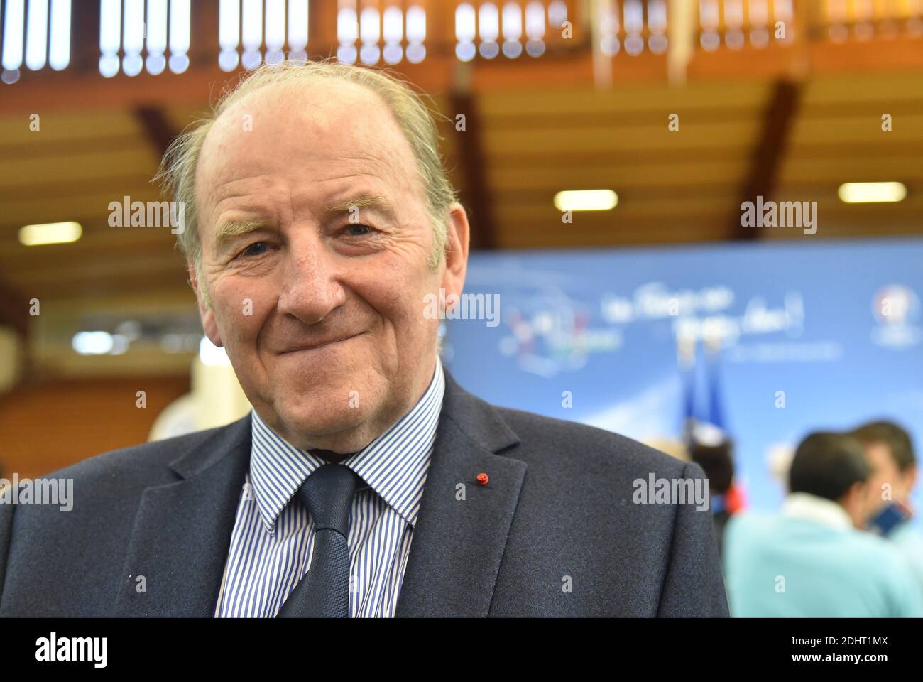EURO 2016 SAS president Jacques Lambert during the event '11 Tricolore, France au rendez-vous ...