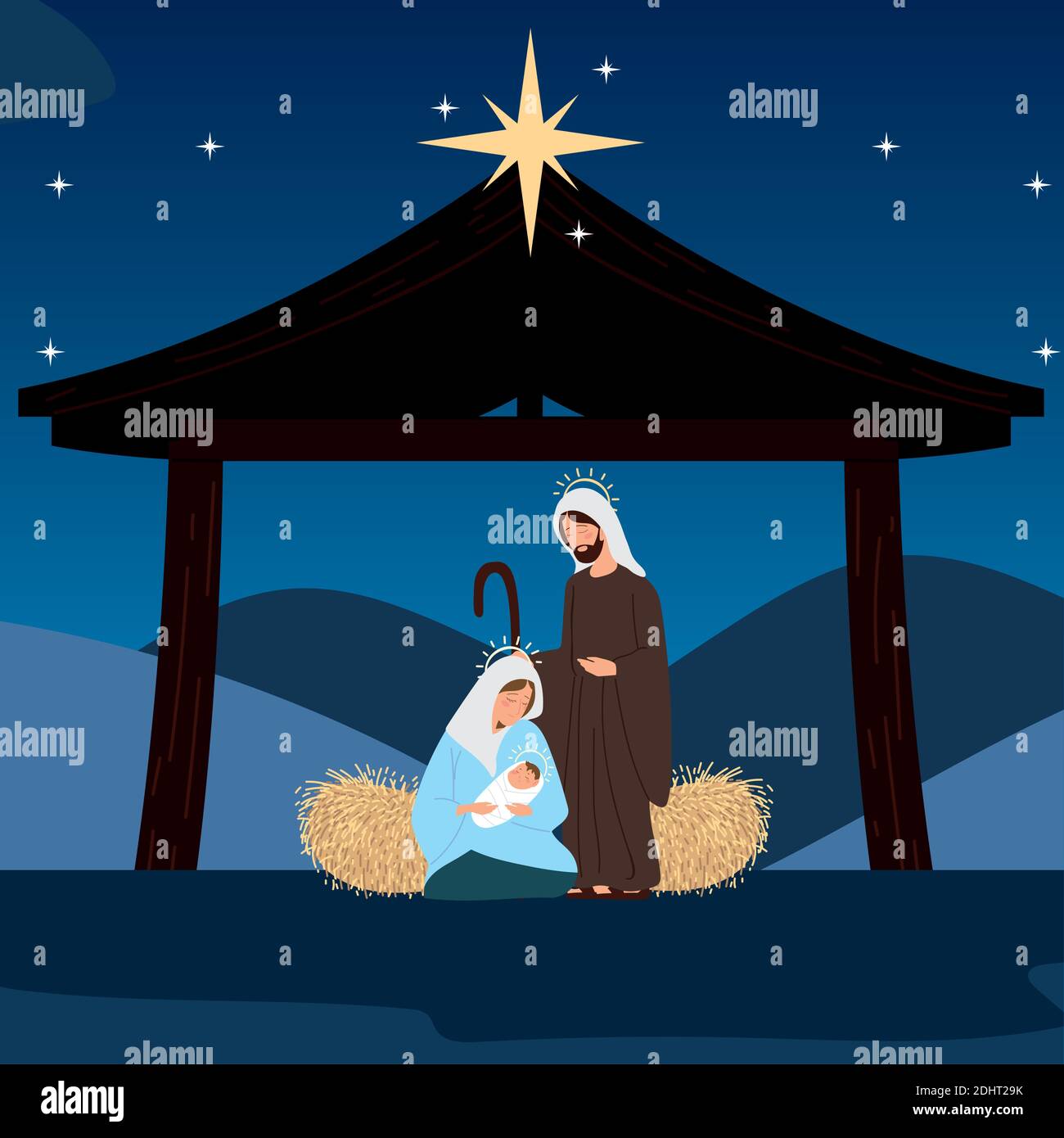 Native crib Stock Vector Images - Alamy
