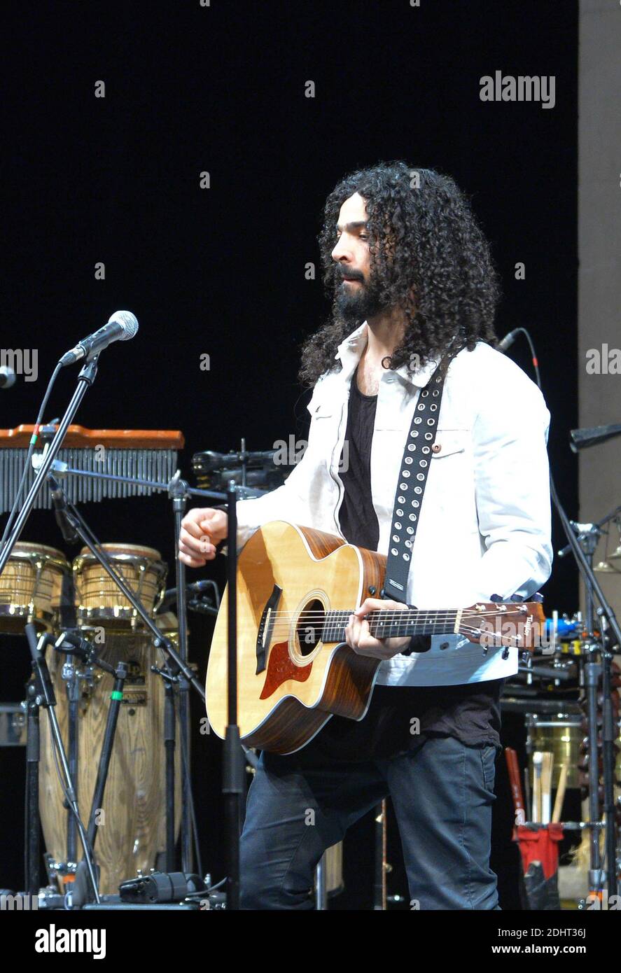 Egyptian musician Ramy Essam performs live during the International ...