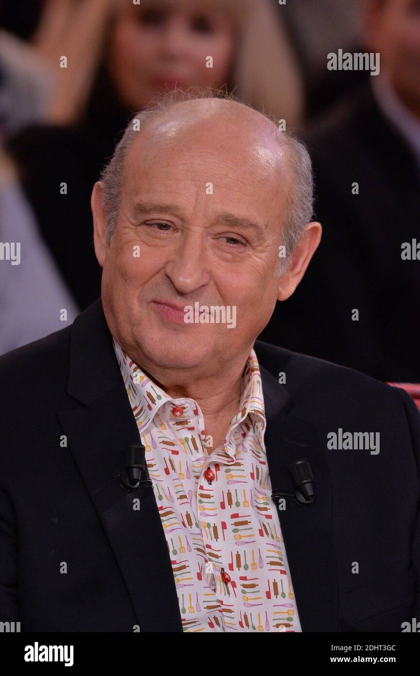 Michel Jonasz at the taping of Vivement Dimanche in Paris, France ...