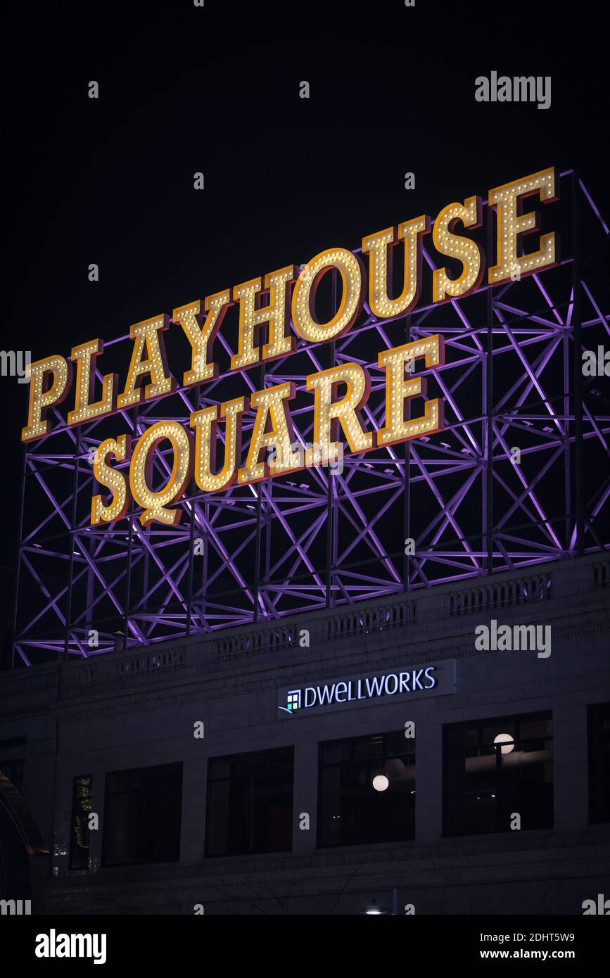 Playhouse Square in Cleveland Ohio Stock Photo - Alamy