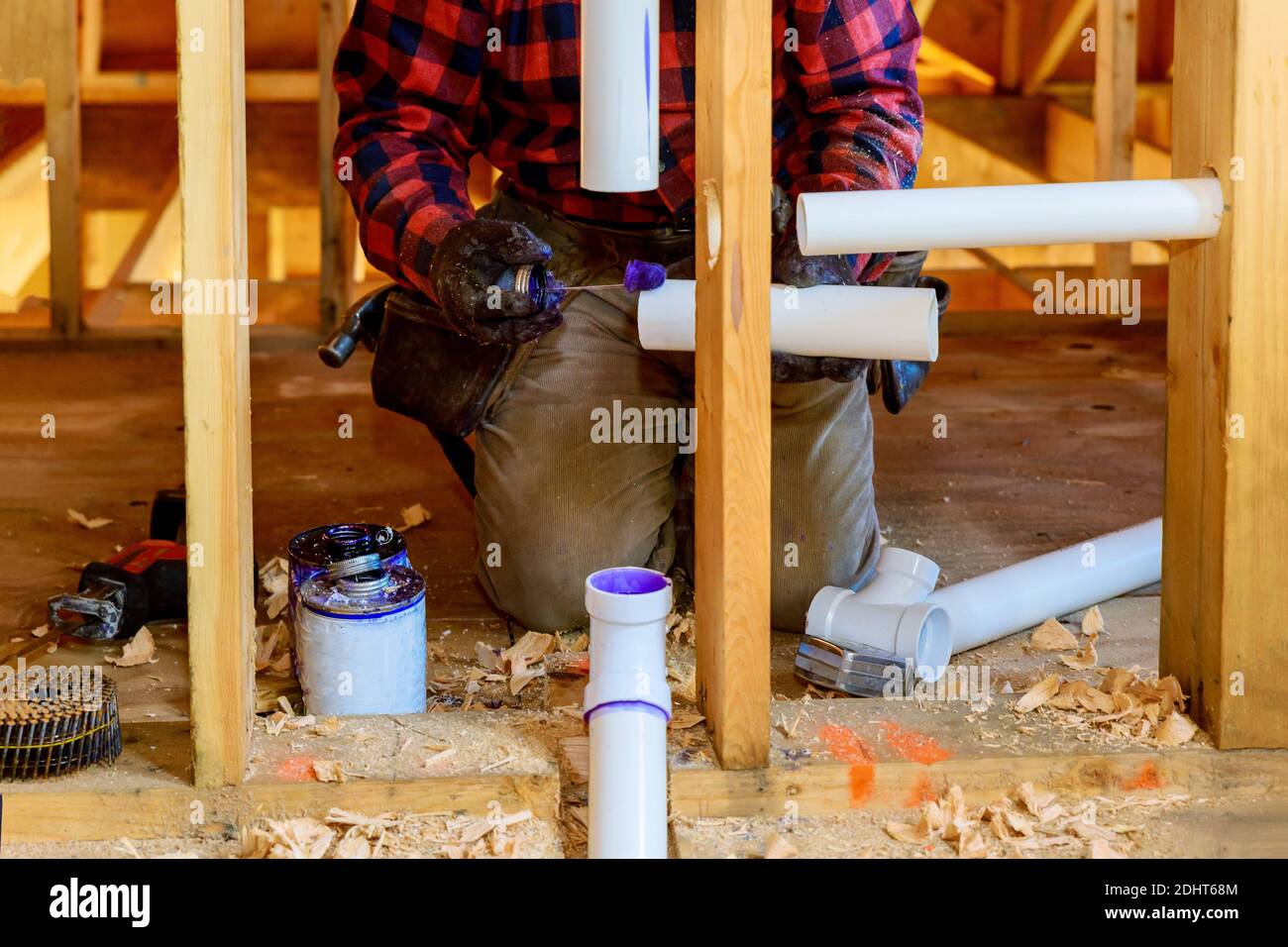 Installing drains hi-res stock photography and images - Alamy