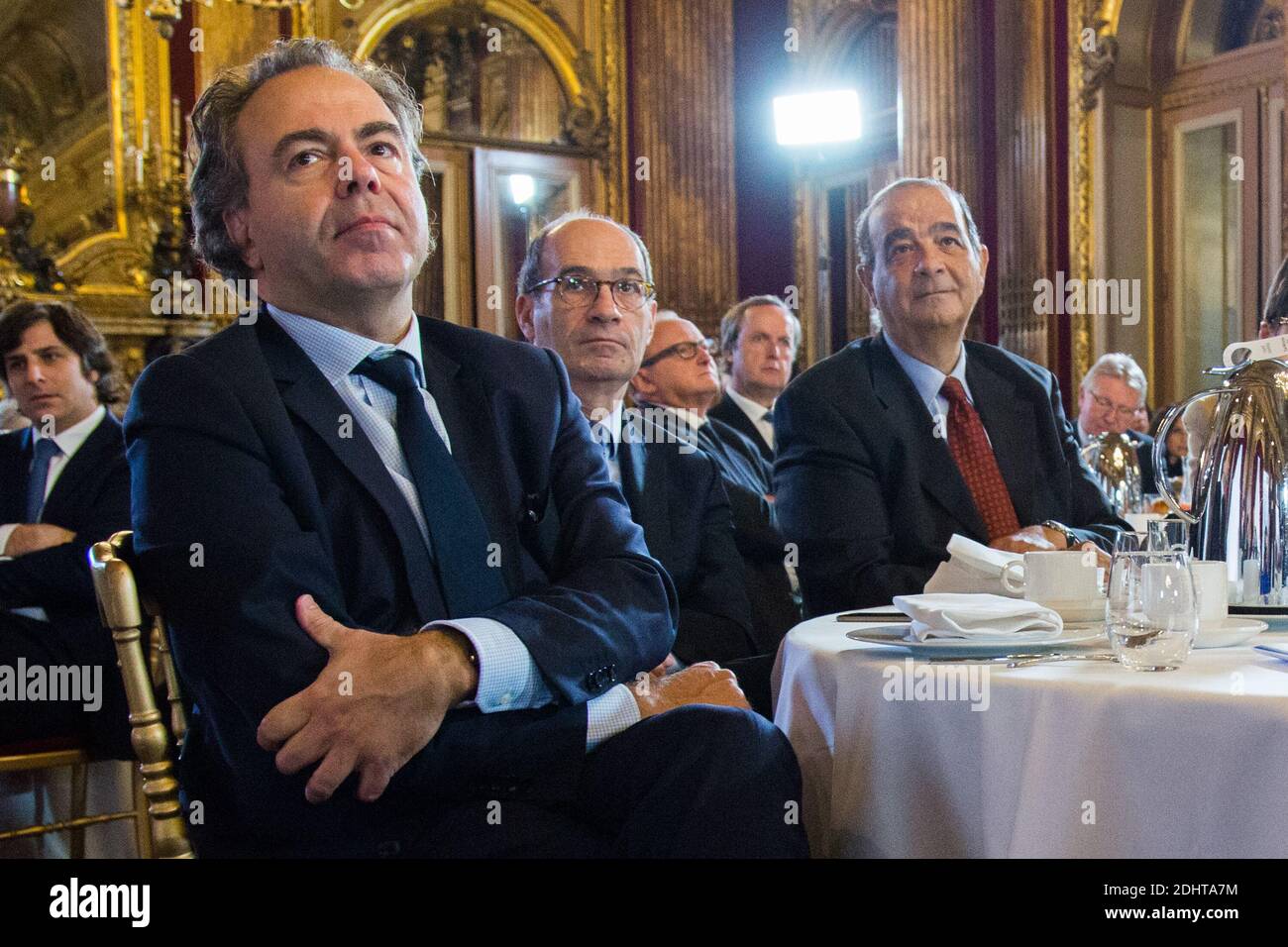 LUC CHATEL, ERIC WOERTH - NICOLAS SARKOZY RENCONTRE LES GRANDS PATRONS ...