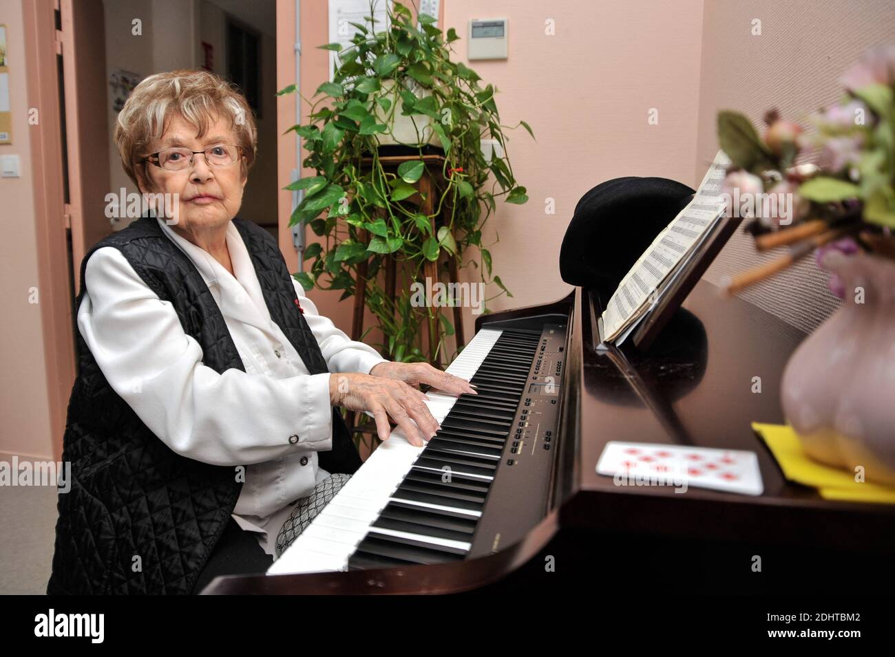 File - Singer Mick Micheyl celebrates her 94th birthday. Mick Micheyl ...