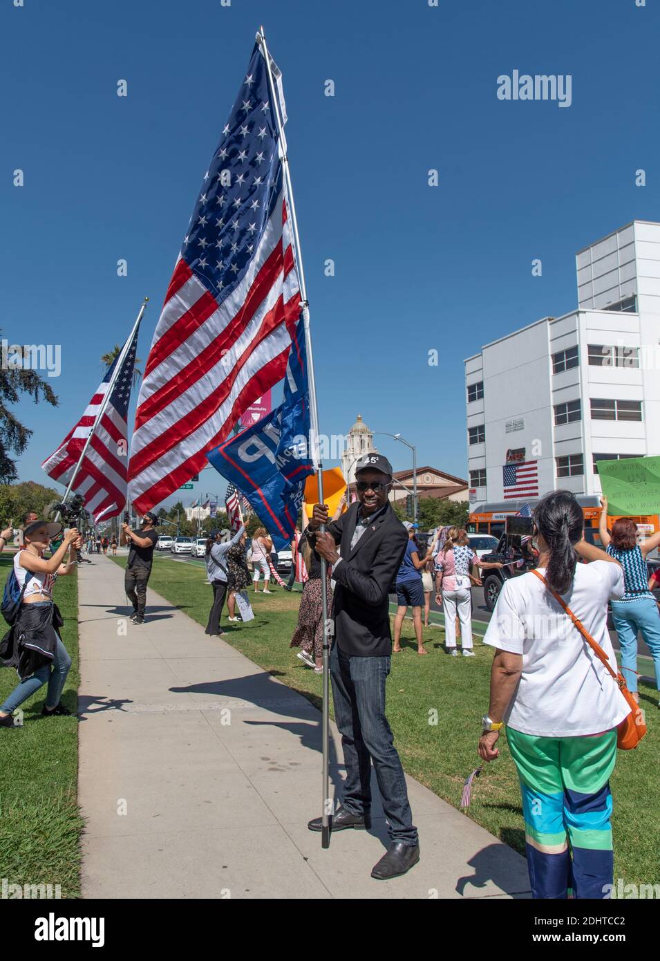 Beverly Hills, CA/USA - Aug 1, 2020: California Congressional Candidate ...